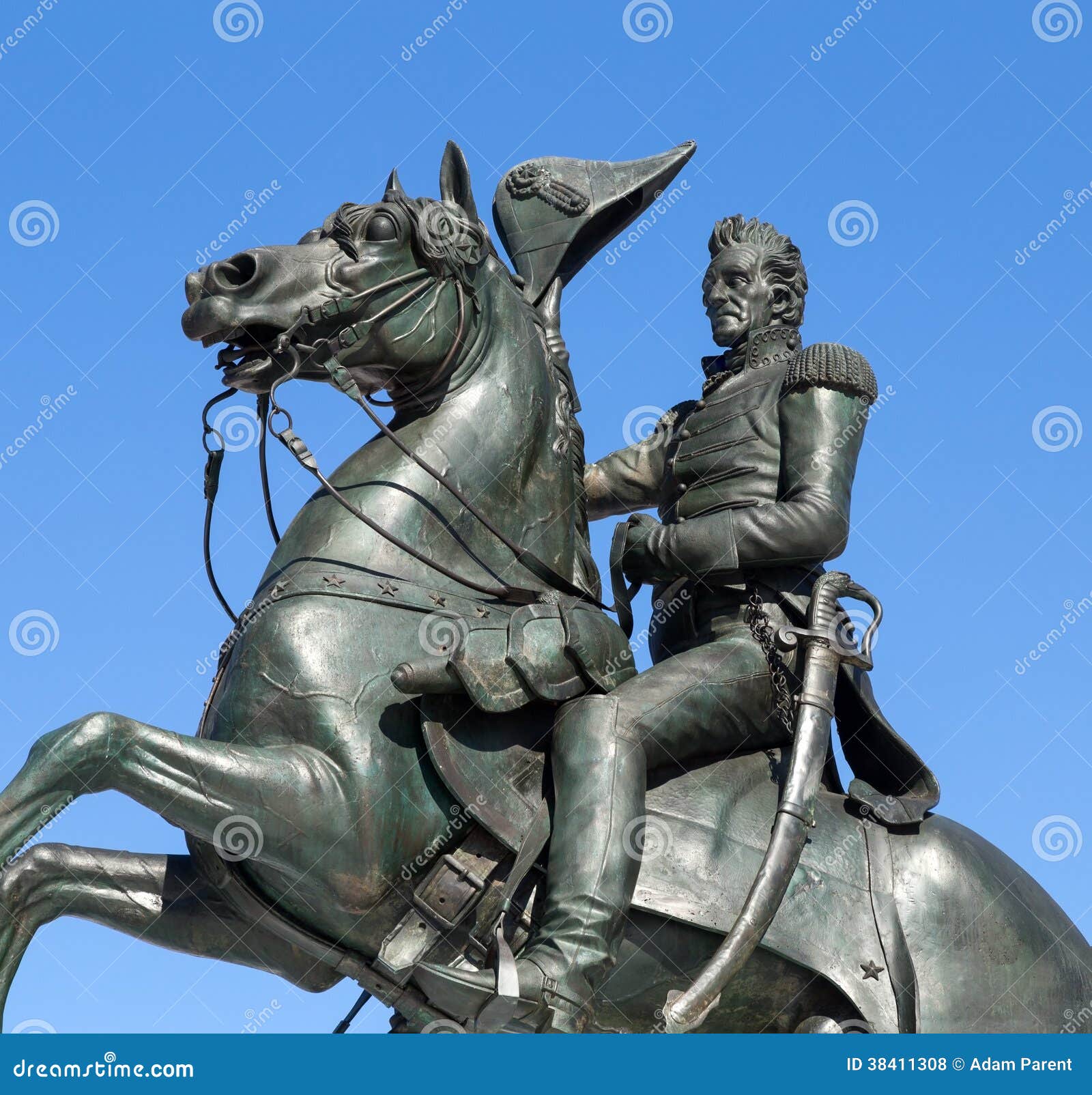 Estatua De Andrew Jackson, Washington DC Foto de archivo - Imagen de ...