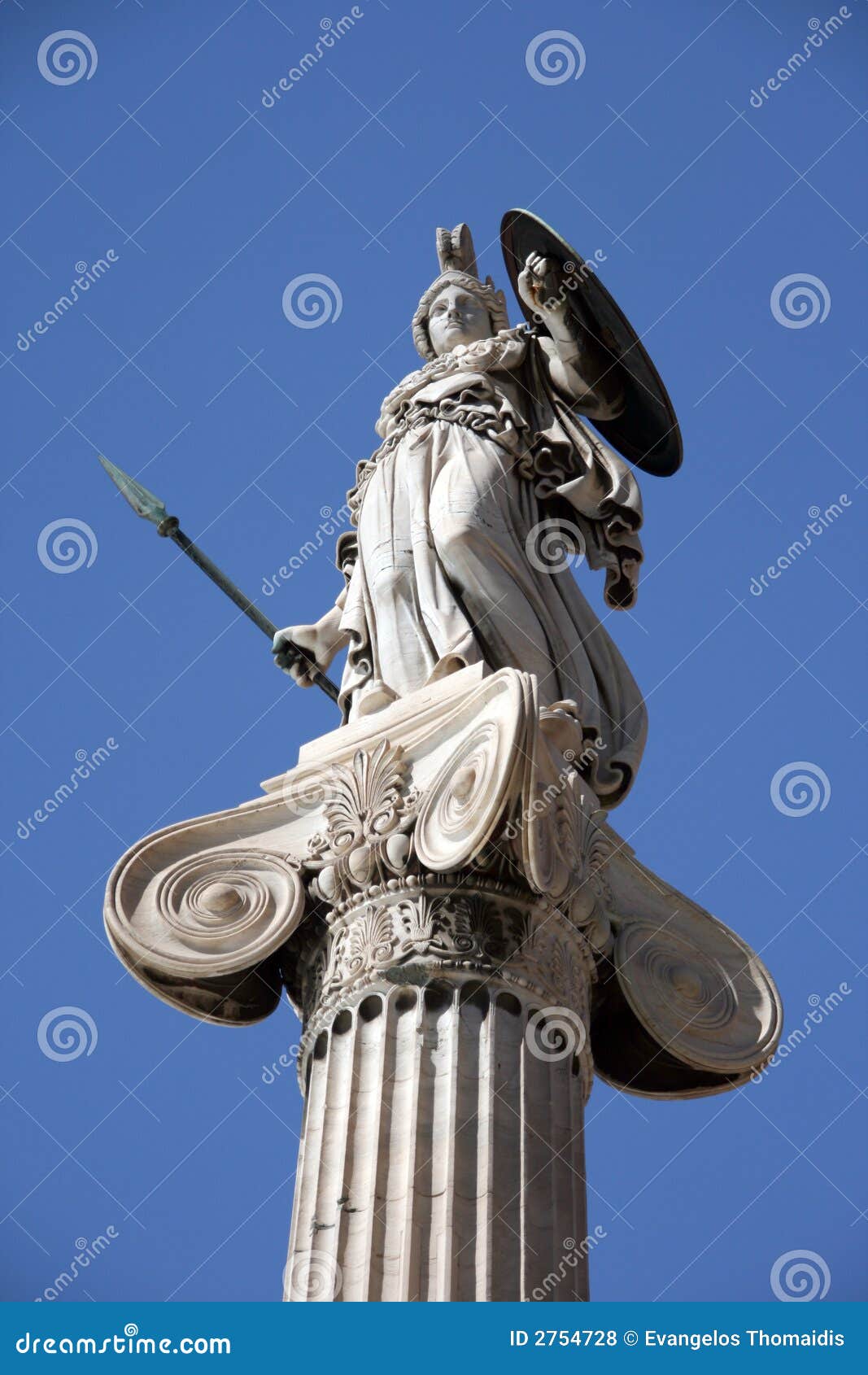 Estatua de athena 2 foto de archivo. Imagen de grecia - 2754728