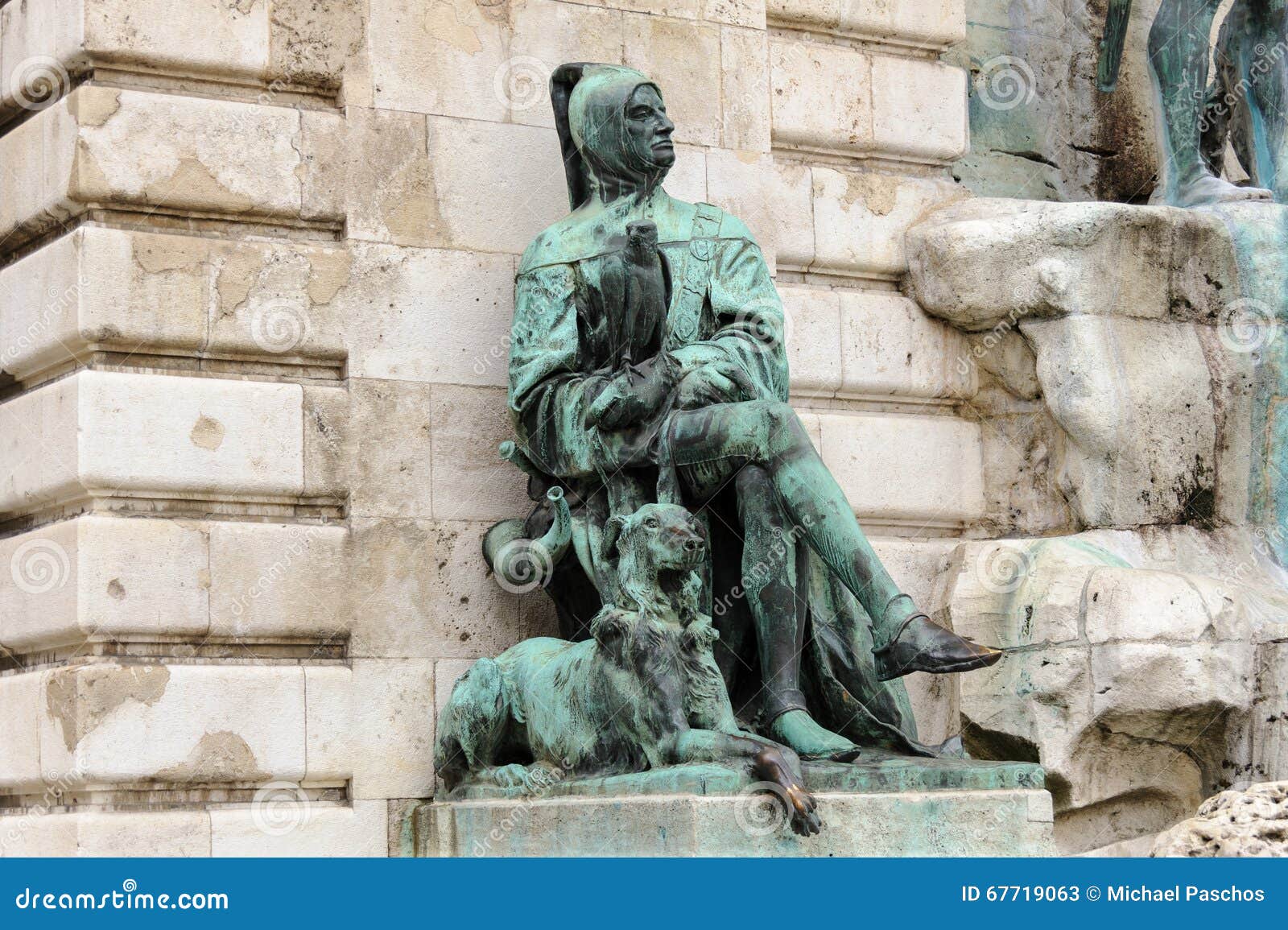 Estatua de Galeotto Marzio imagen de archivo. Imagen de matthias - 67719063