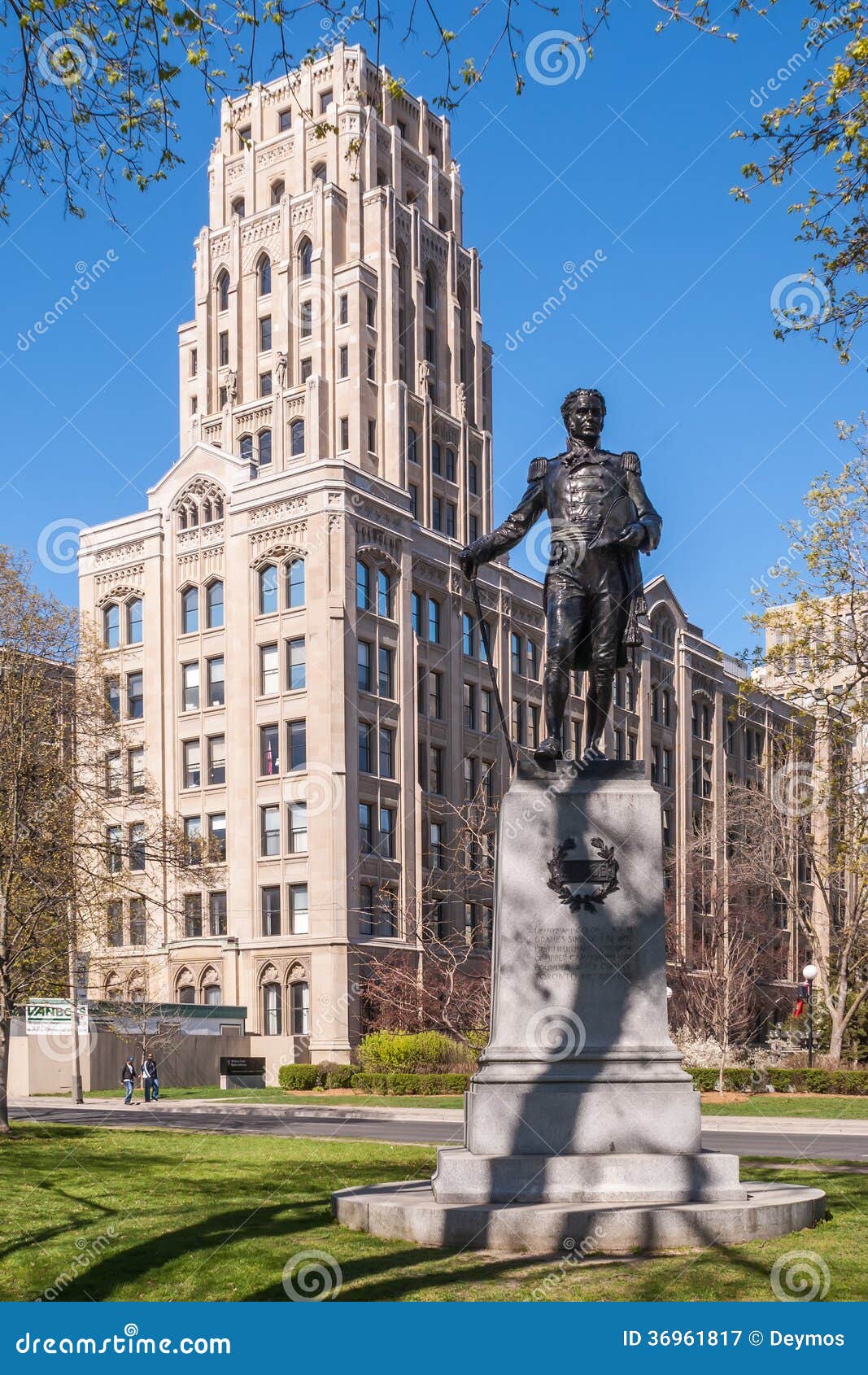 Estatua De John Graves Simcoe, Toronto Fotografía editorial - Imagen de ...