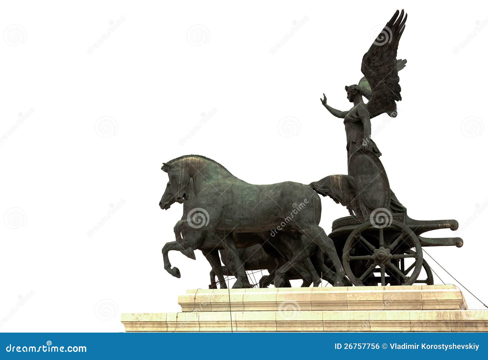 Estatua De La Diosa Victoria Foto de archivo - Imagen de tallado ...