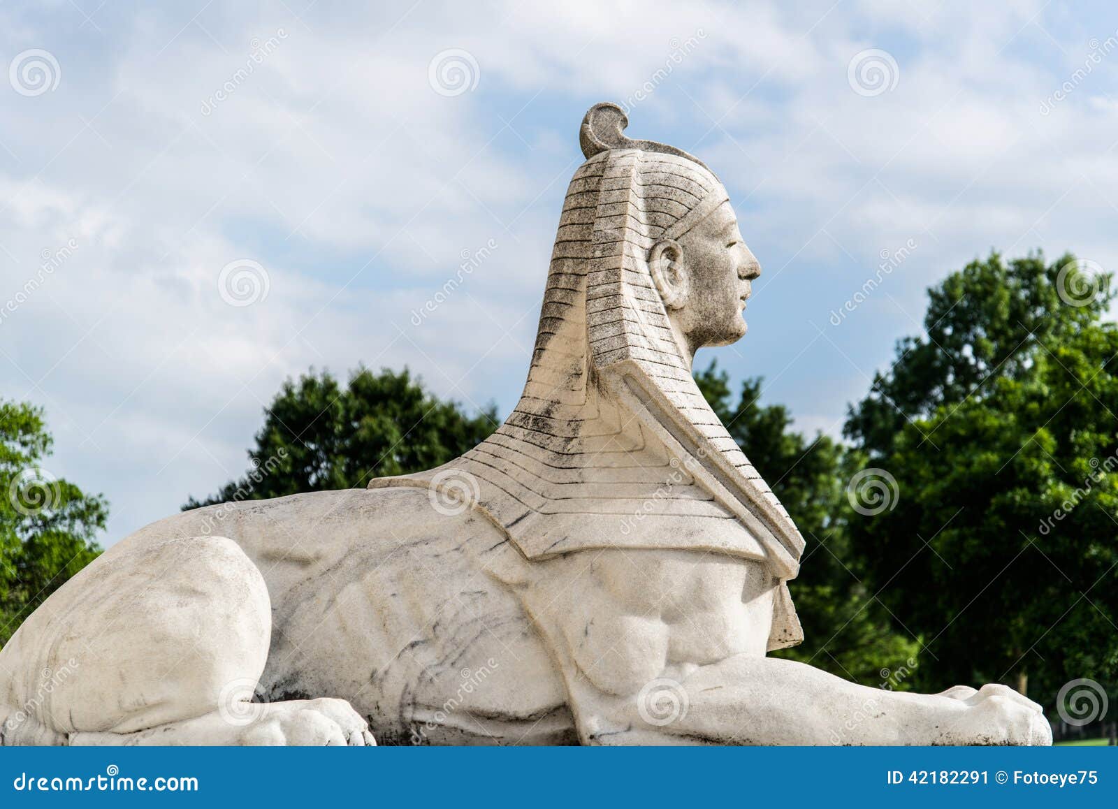 Estatua De La Esfinge De Egipto Imagen de archivo - Imagen de recorrido ...