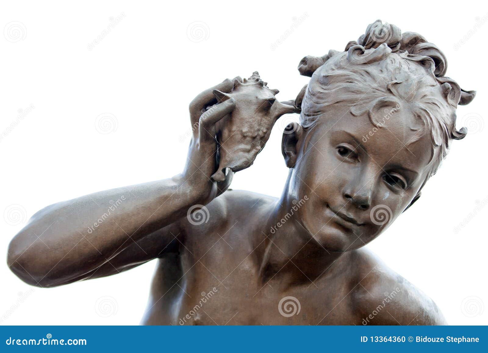 Estatua de la ninfa foto de archivo. Imagen de muchacha - 13364360