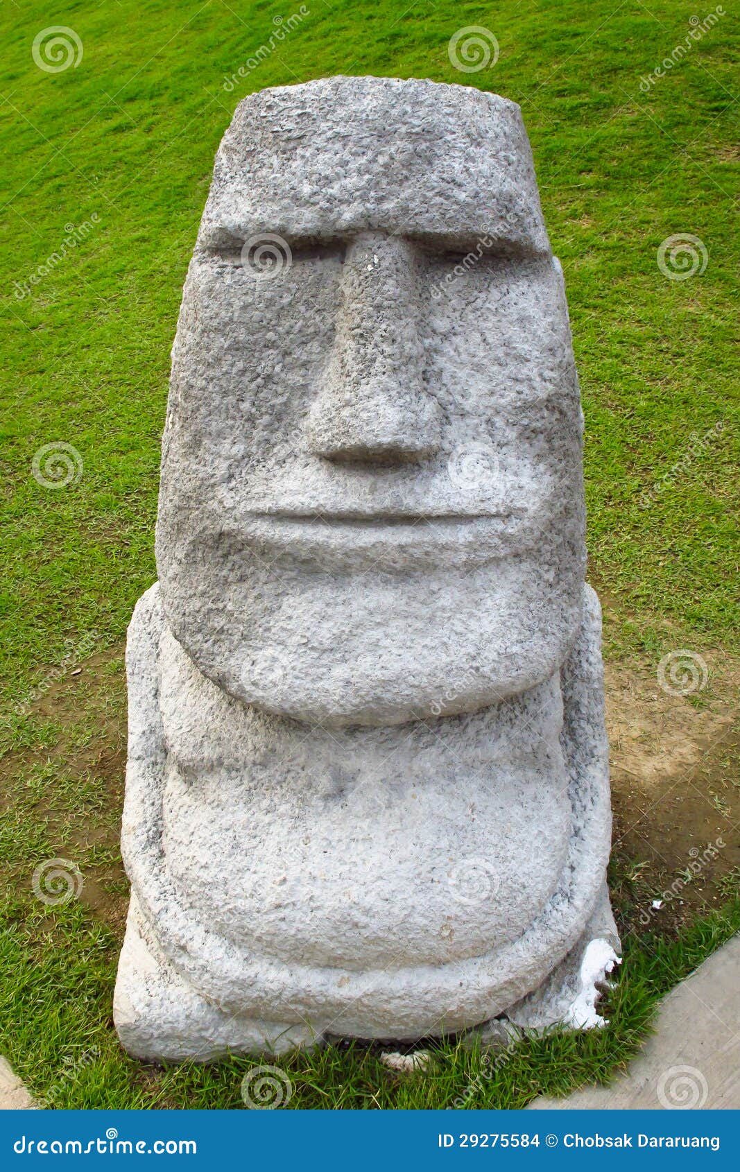 Estatua de Moai foto de archivo. Imagen de roca, arte - 29275584