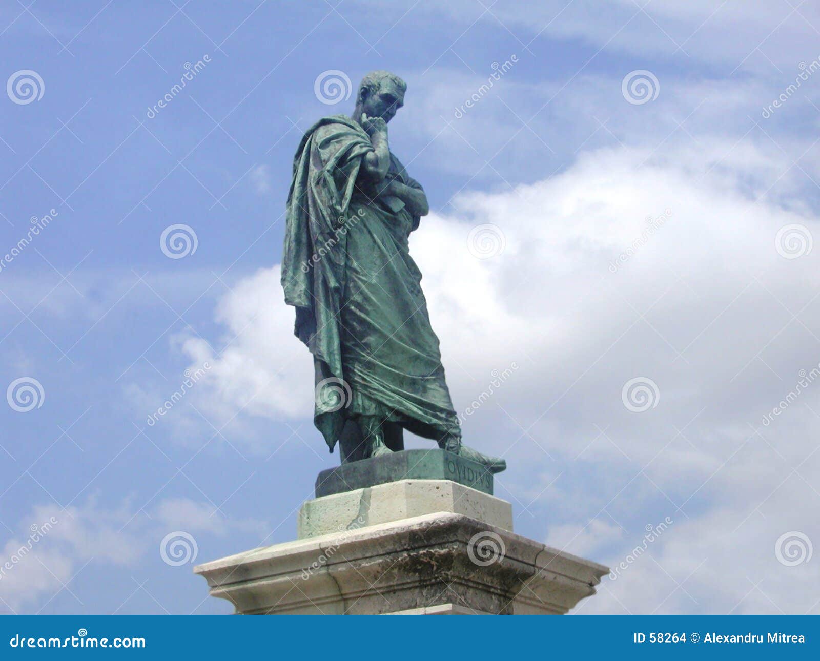Estatua de Ovidius foto de archivo. Imagen de historia, hombre - 58264