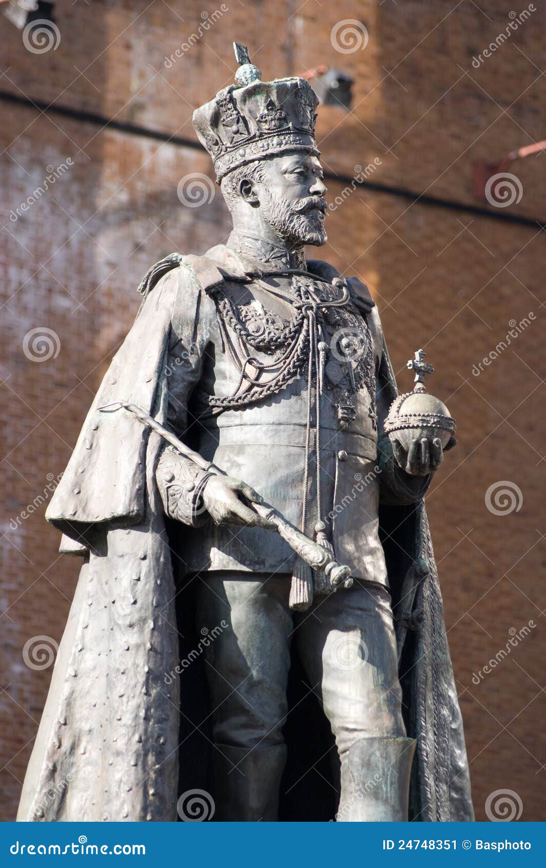 Estatua De Rey Edward VII, Leyendo Imagen de archivo - Imagen de ...