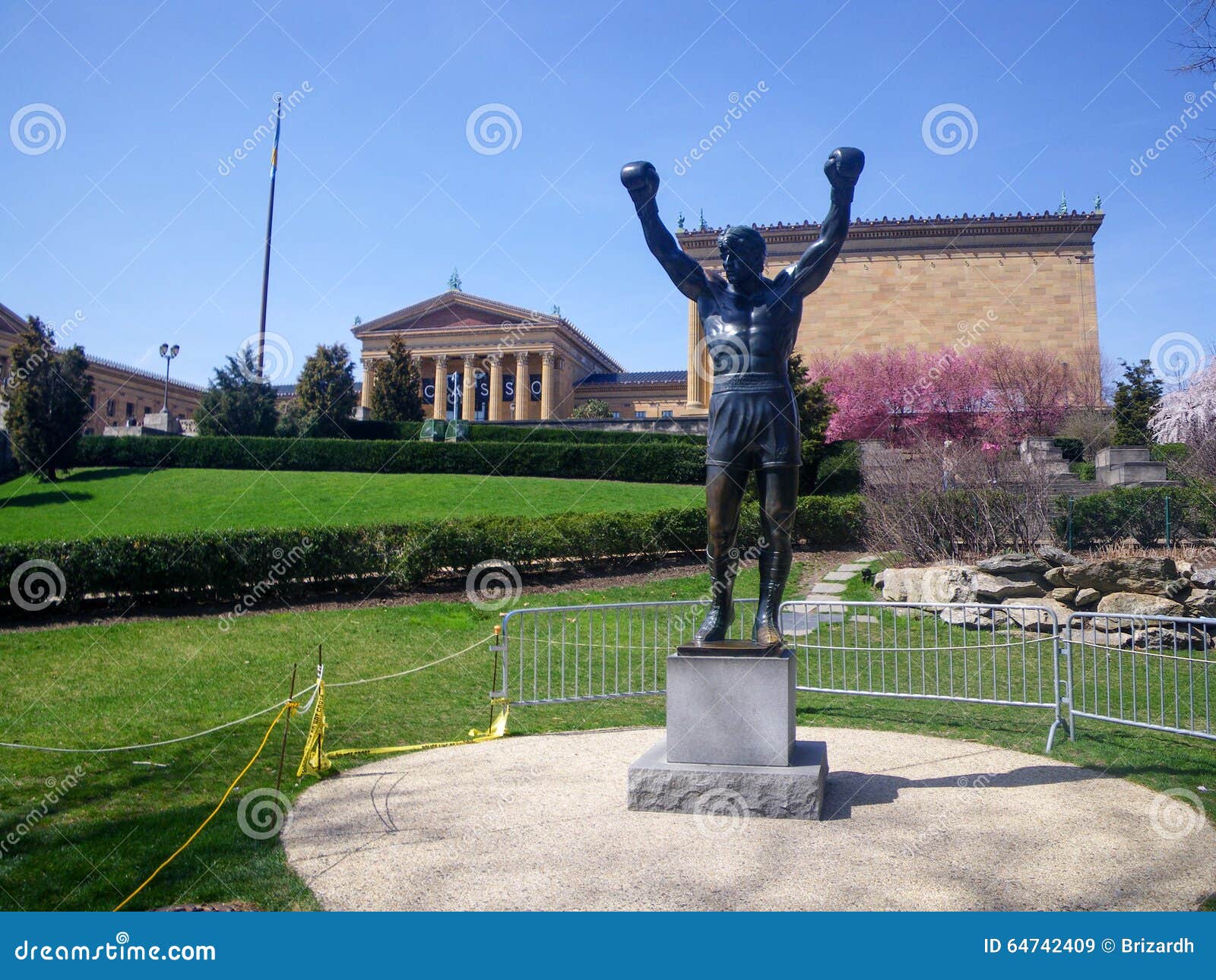 Estatua De Rocky Balboa, Philadelphia, Los E.E.U.U. Imagen de archivo ...
