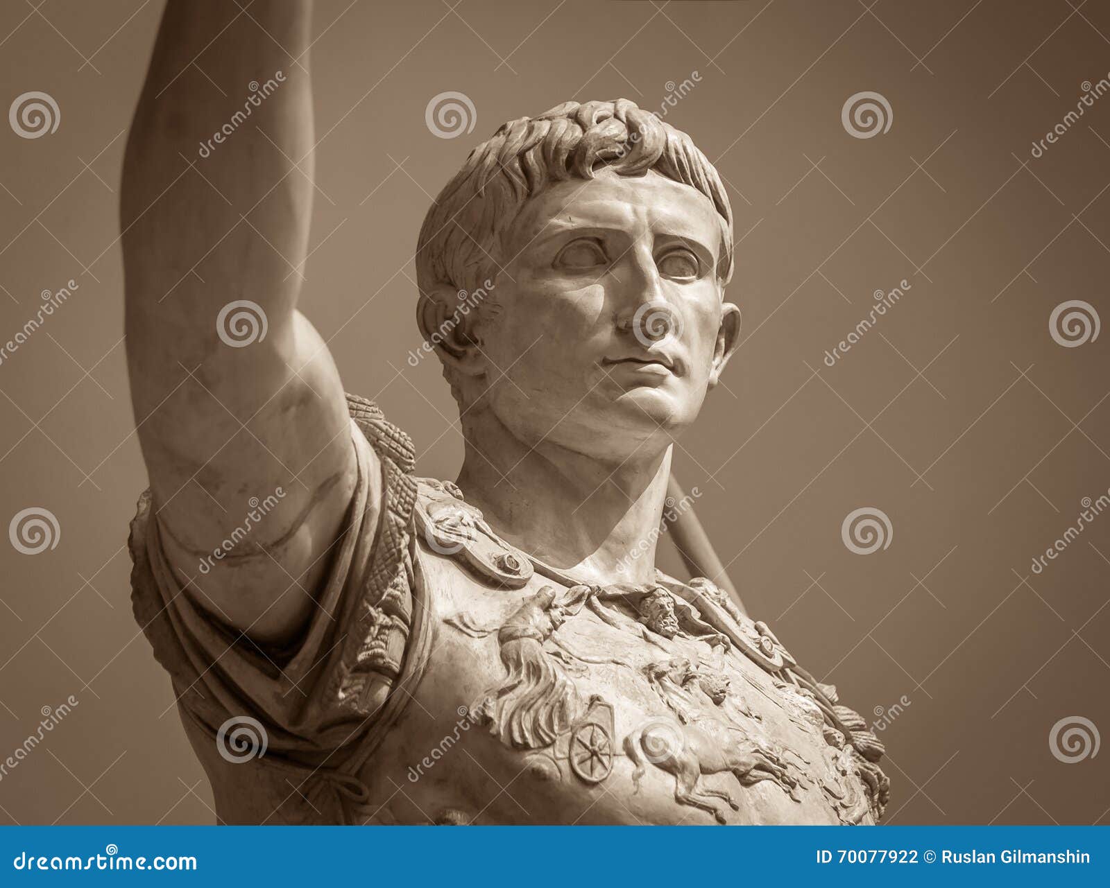 Estatua De Roman Emperor Augustus Foto de archivo - Imagen de regla ...