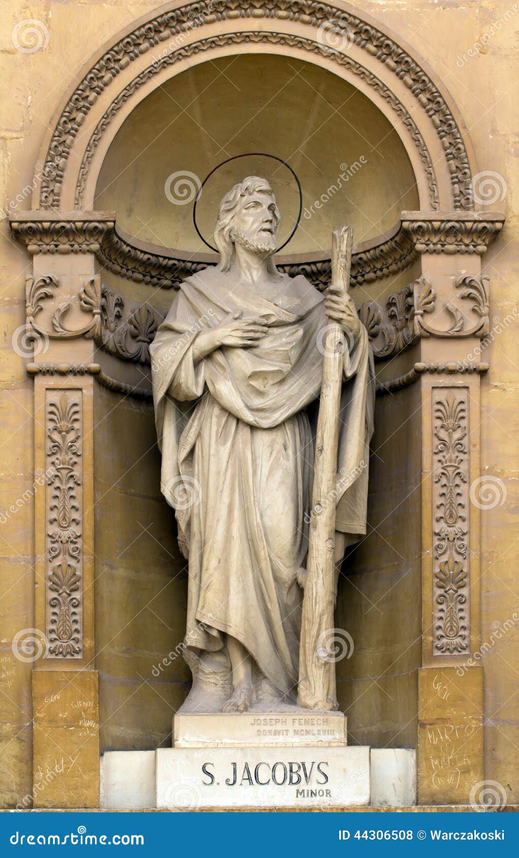 Estatua de San Jaime foto de archivo. Imagen de james - 44306508