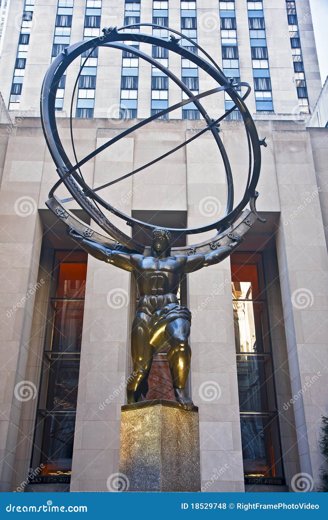 Estatua del atlas foto de archivo editorial. Imagen de leyenda - 18529748