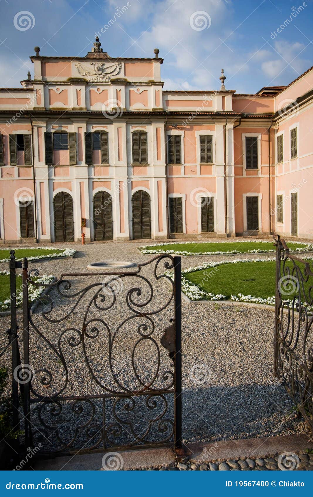 Estense palace in varese stock photo. Image of landscape - 19567400