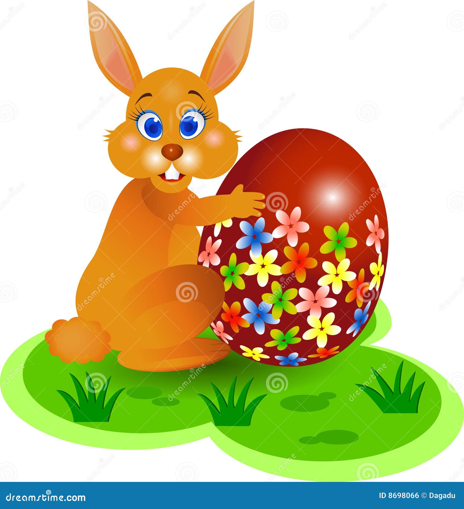 Ester bunny stock vector. Illustration of mammal, funny - 8698066