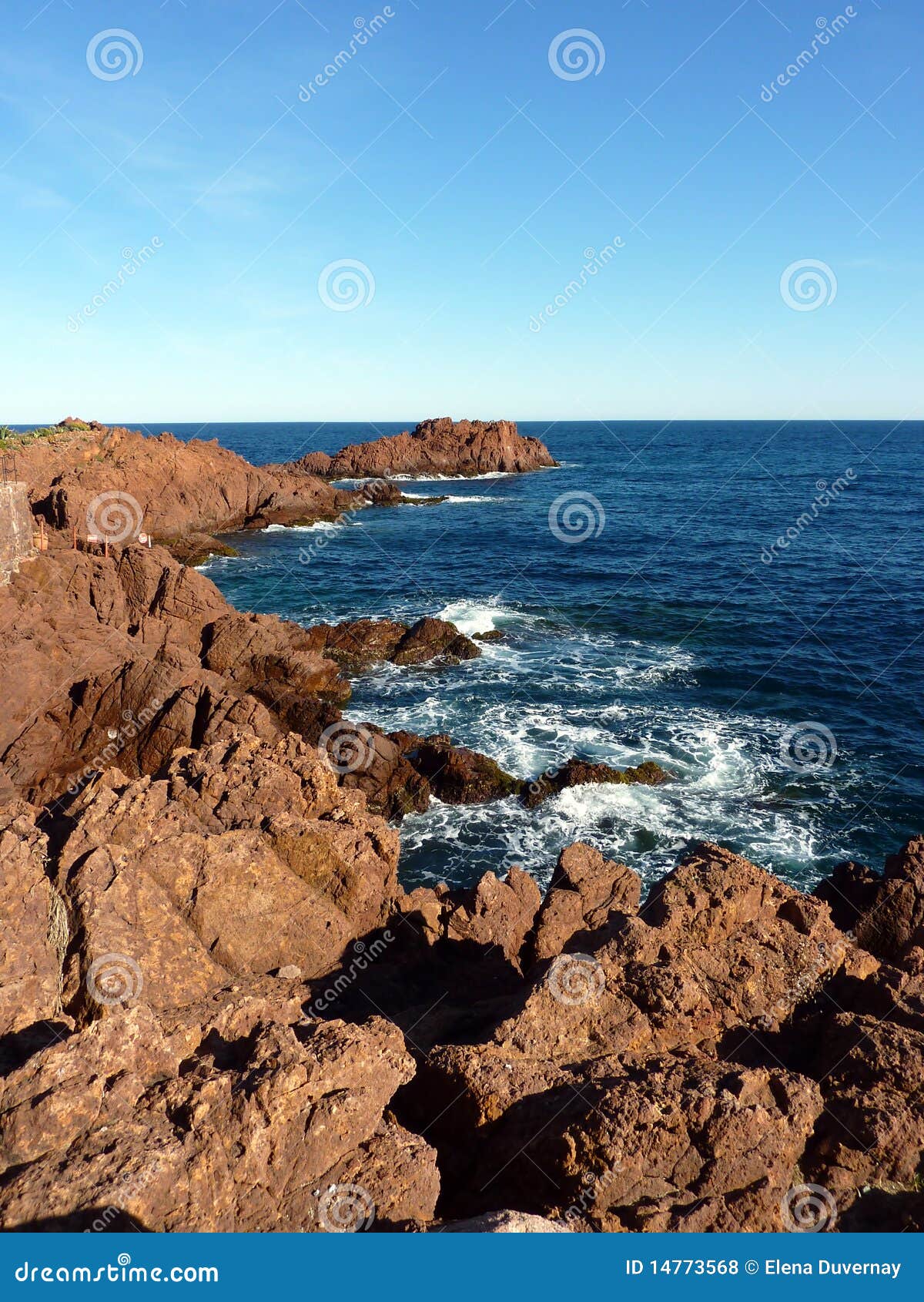 Esterel massif, France stock photo. Image of france, corniche - 14773568