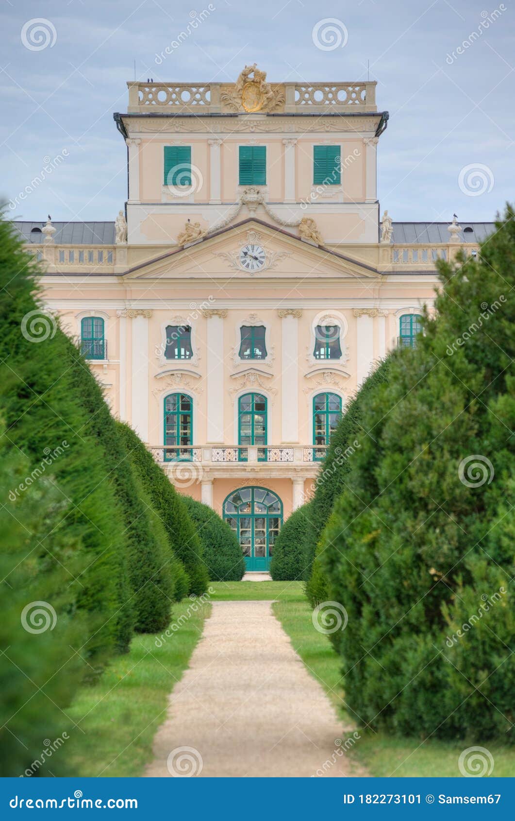 Fertod, Hungary - Aerial Panoramic View Of The Beautiful Esterhazy ...