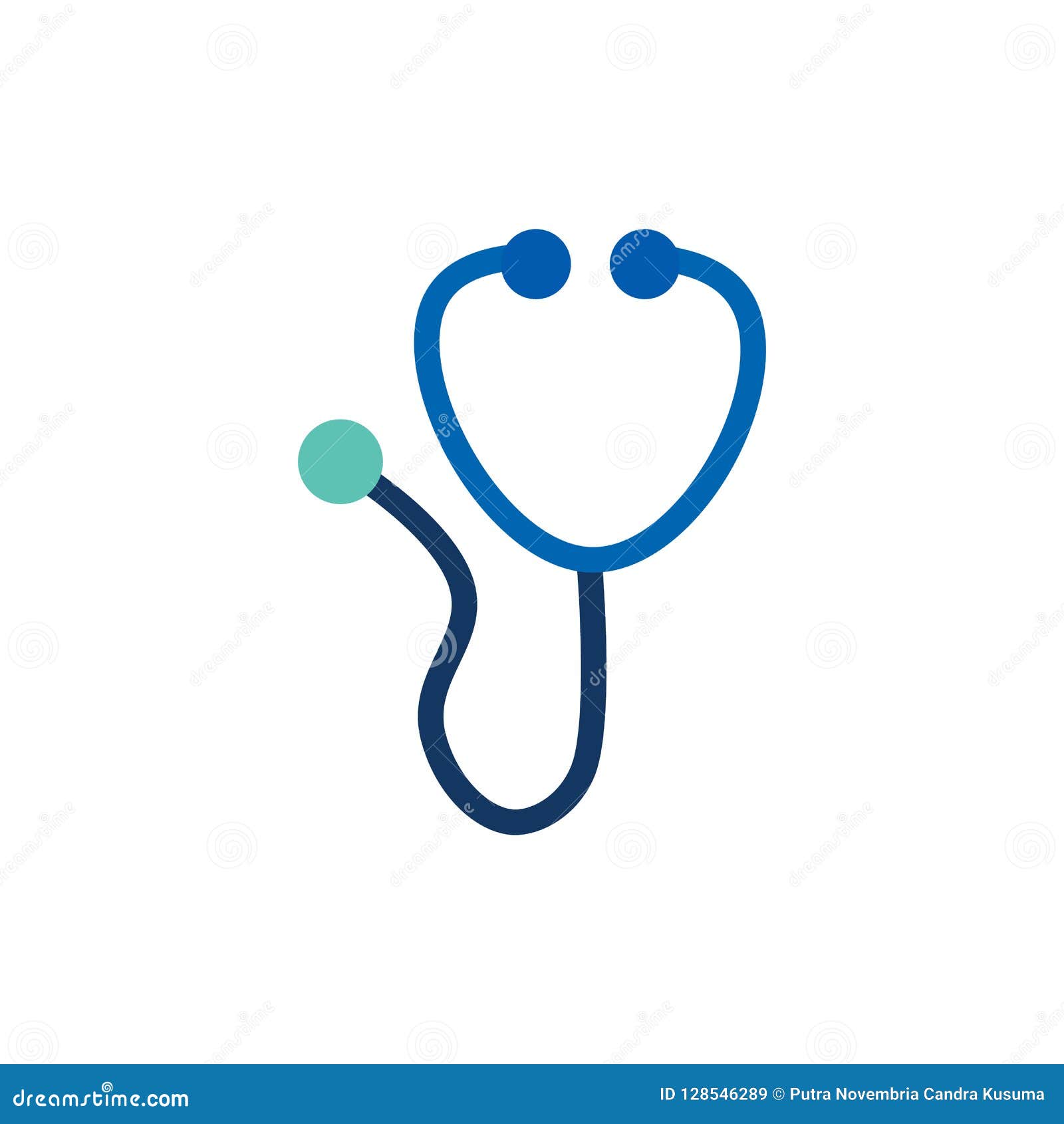 Estetoscopio Logo Icon Design Ilustración del Vector - Ilustración de ...