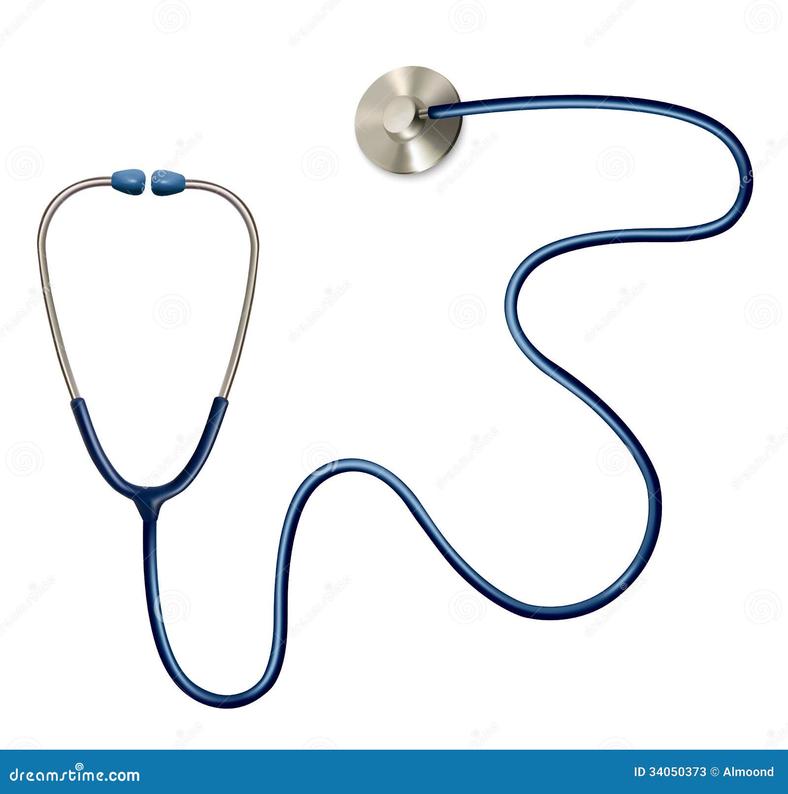 Estetoscopio. Vector ilustración del vector. Ilustración de control ...