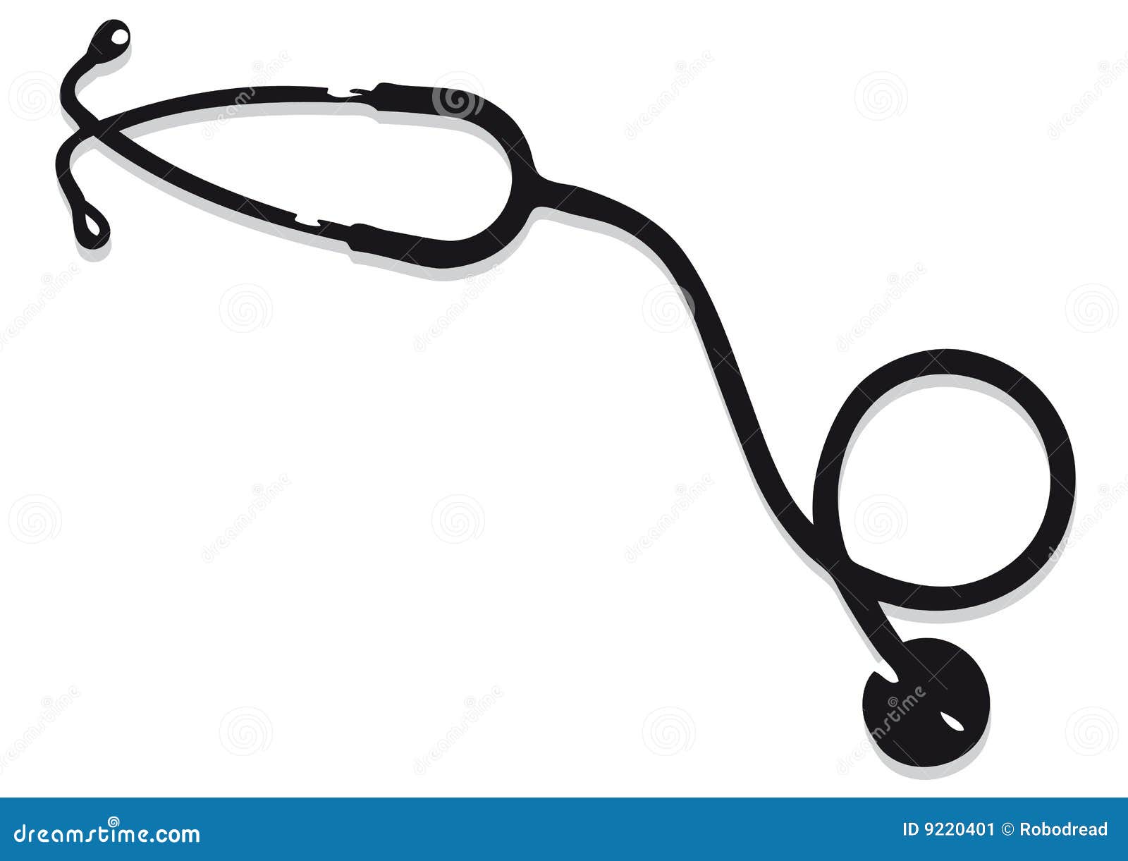 Estetoscopio (vector) ilustración del vector. Ilustración de ...