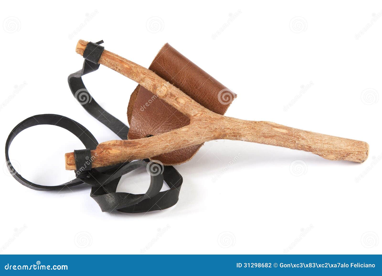 Estilingue foto de stock. Imagem de sair, madeira, caseira - 31298682