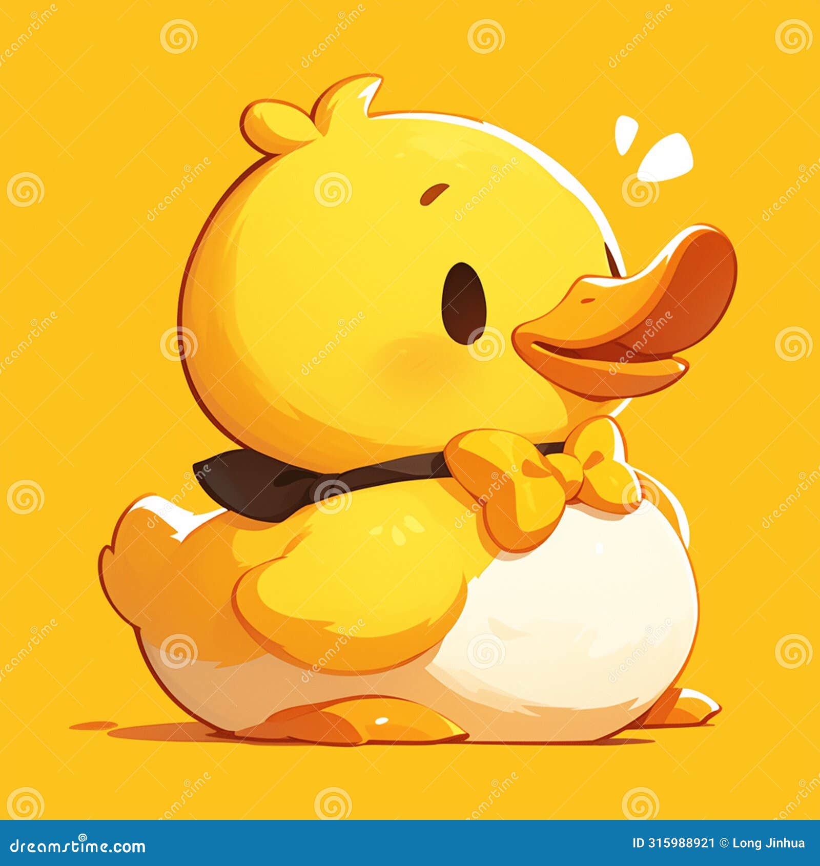 Estilo De Caricatura De Ingeniero De Software De Patos Inteligentes ...