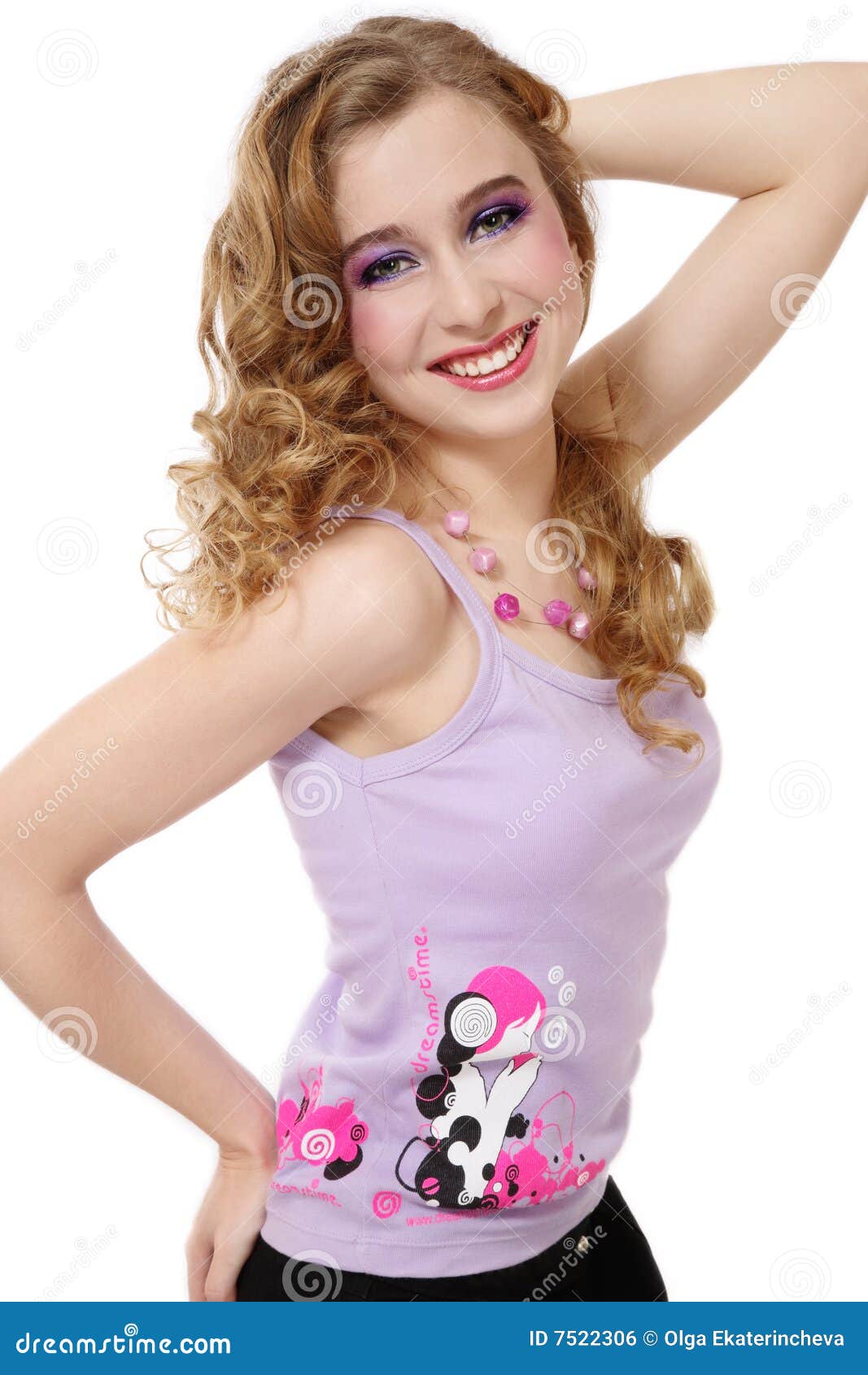 Estilo de Dreamstime foto de stock. Imagem de sorriso - 7522306