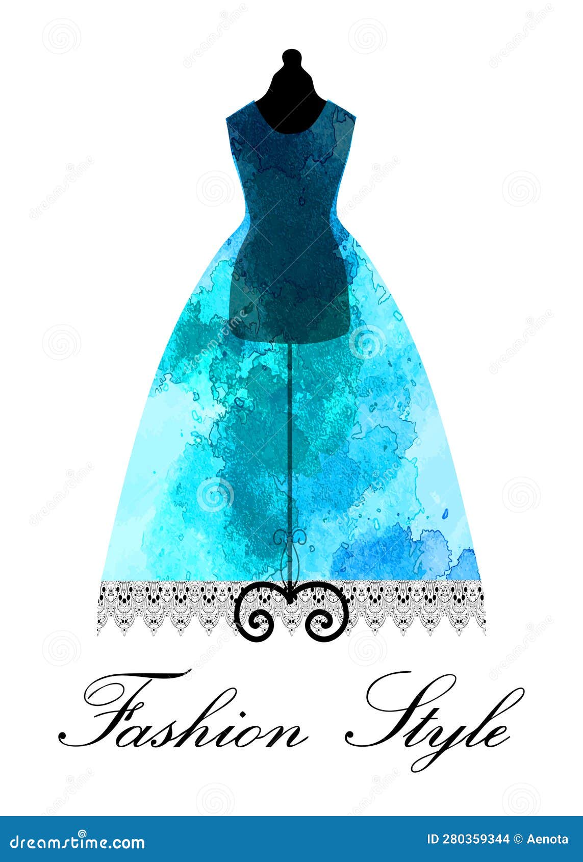 Estilo de moda ilustración del vector. Ilustración de simulado - 280359344