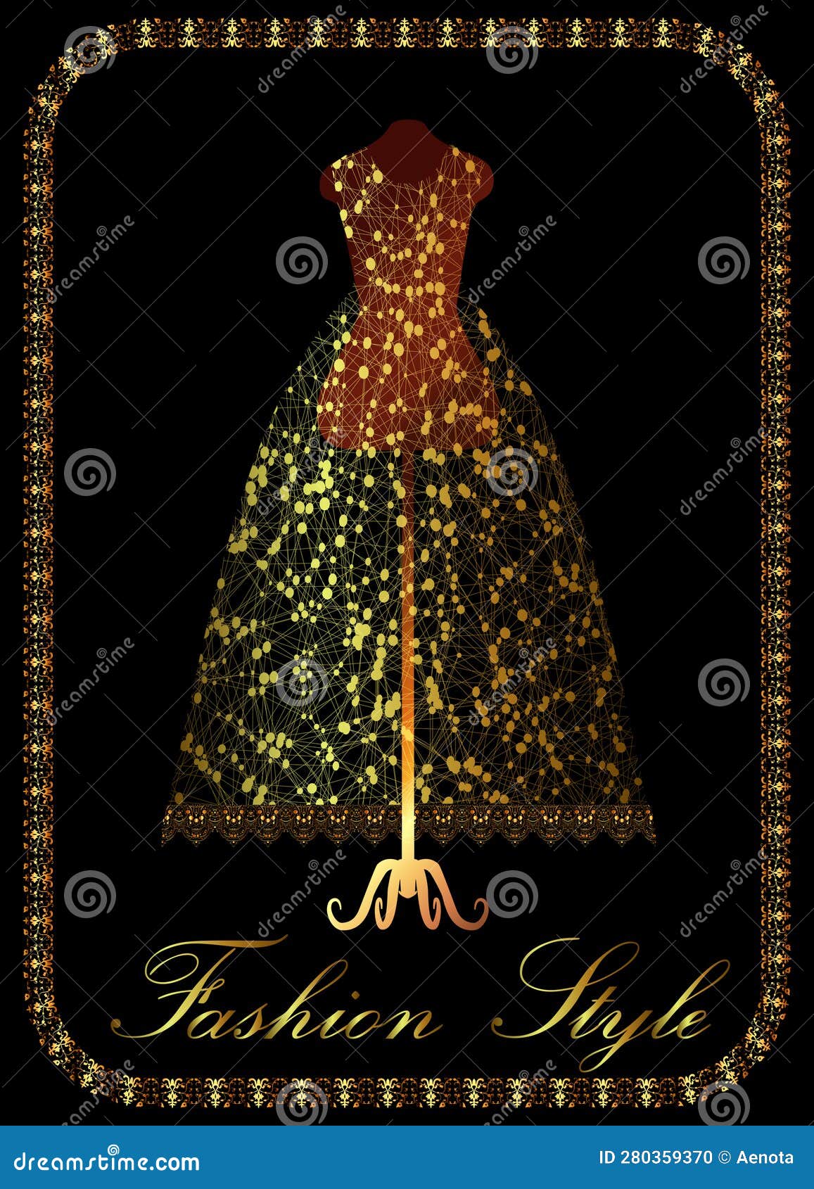 Estilo de moda ilustración del vector. Ilustración de reticulado ...