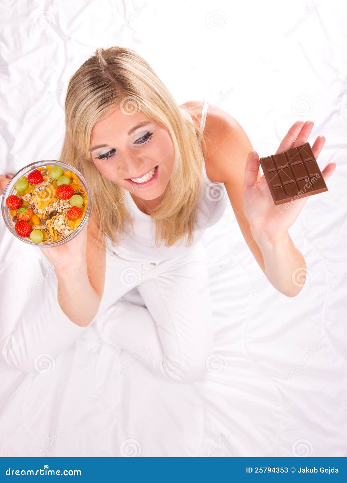 Estilo De Vida Sano O Malsano Imagen de archivo - Imagen de rubio ...