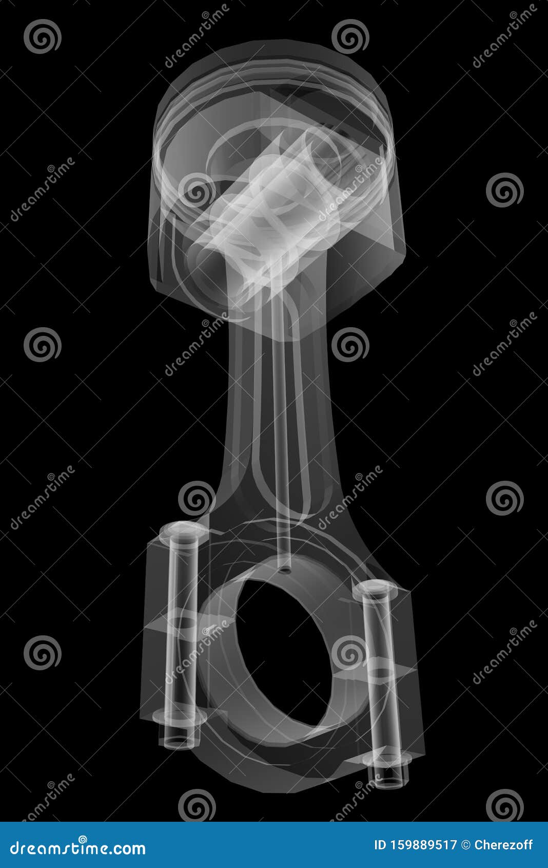 Estilo Piston X-Ray stock de ilustración. Ilustración de complejo ...