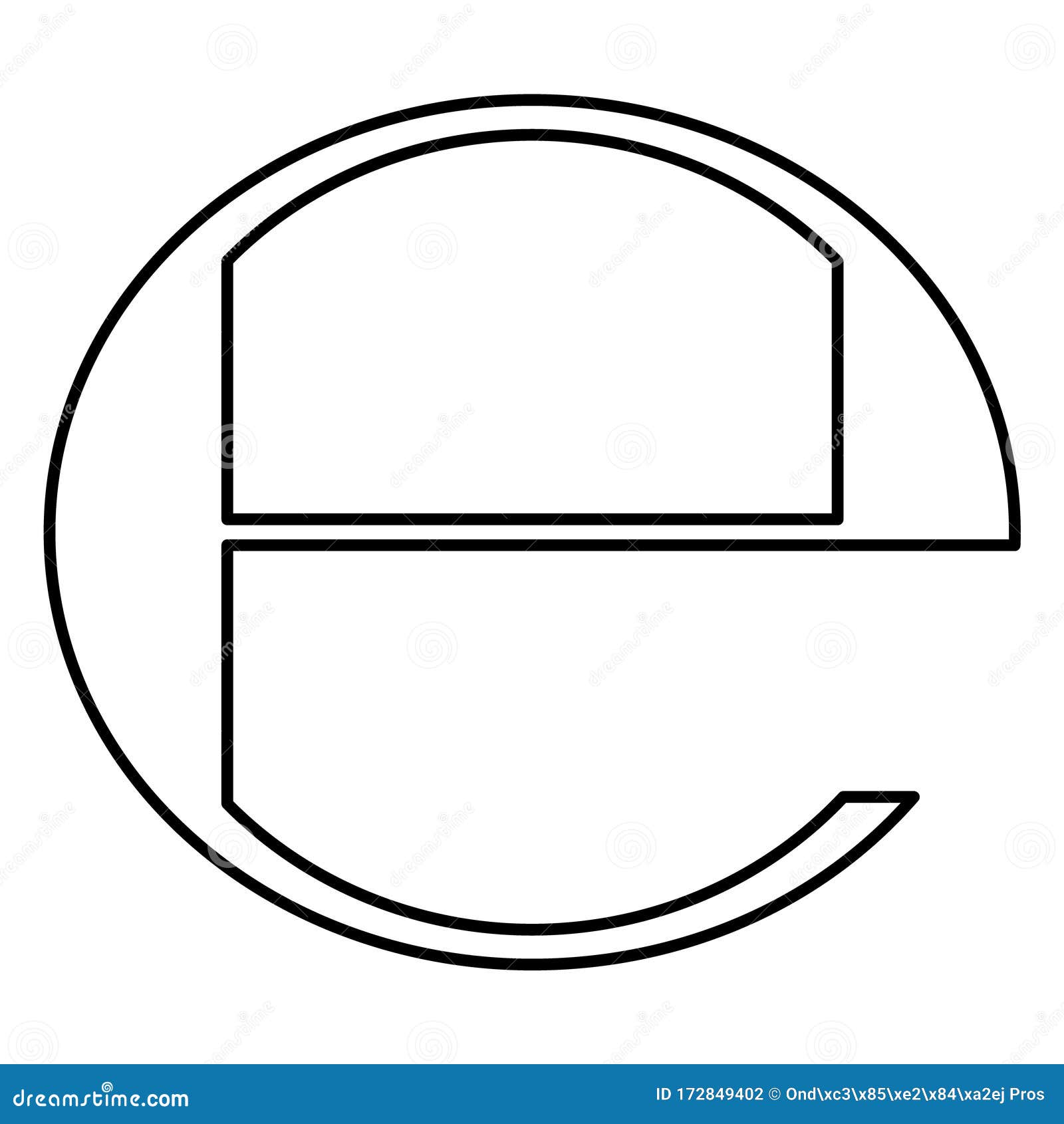 Estimated Sign Isolated On White Background. Label Mark Vector ...