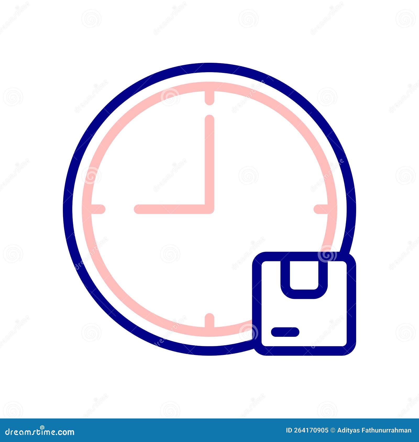 Estimated Time of Package Arrival Icon, Estimated Package Delivery ...