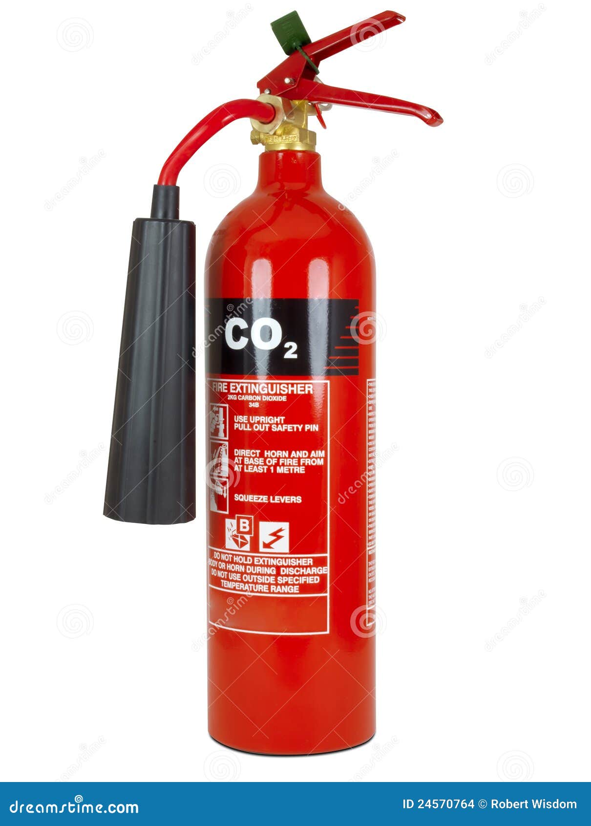 Estintore fotografia stock. Immagine di sicurezza, bottiglia - 24570764