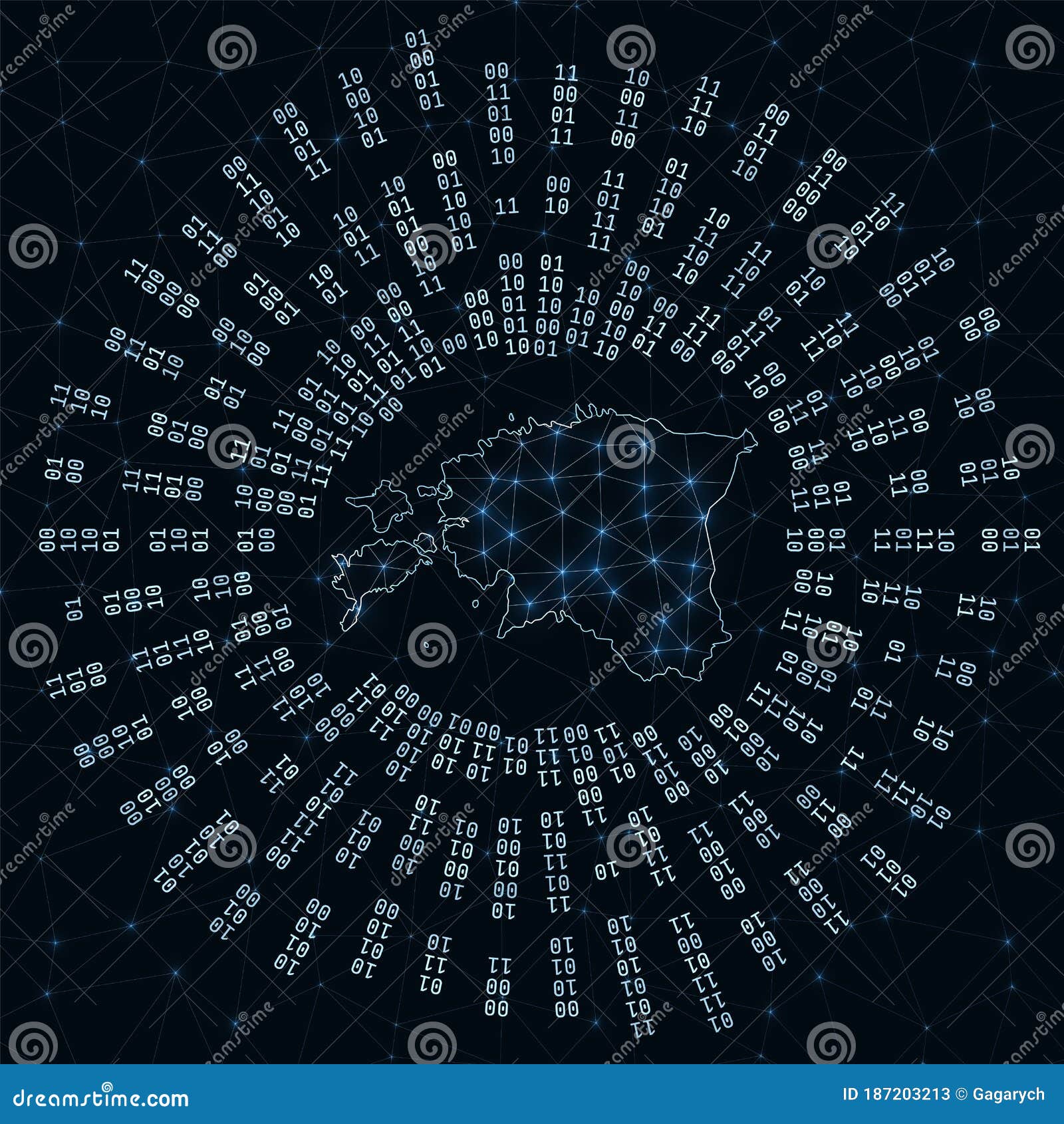 Estonia Digital Map. Vector Illustration | CartoonDealer.com #182492876