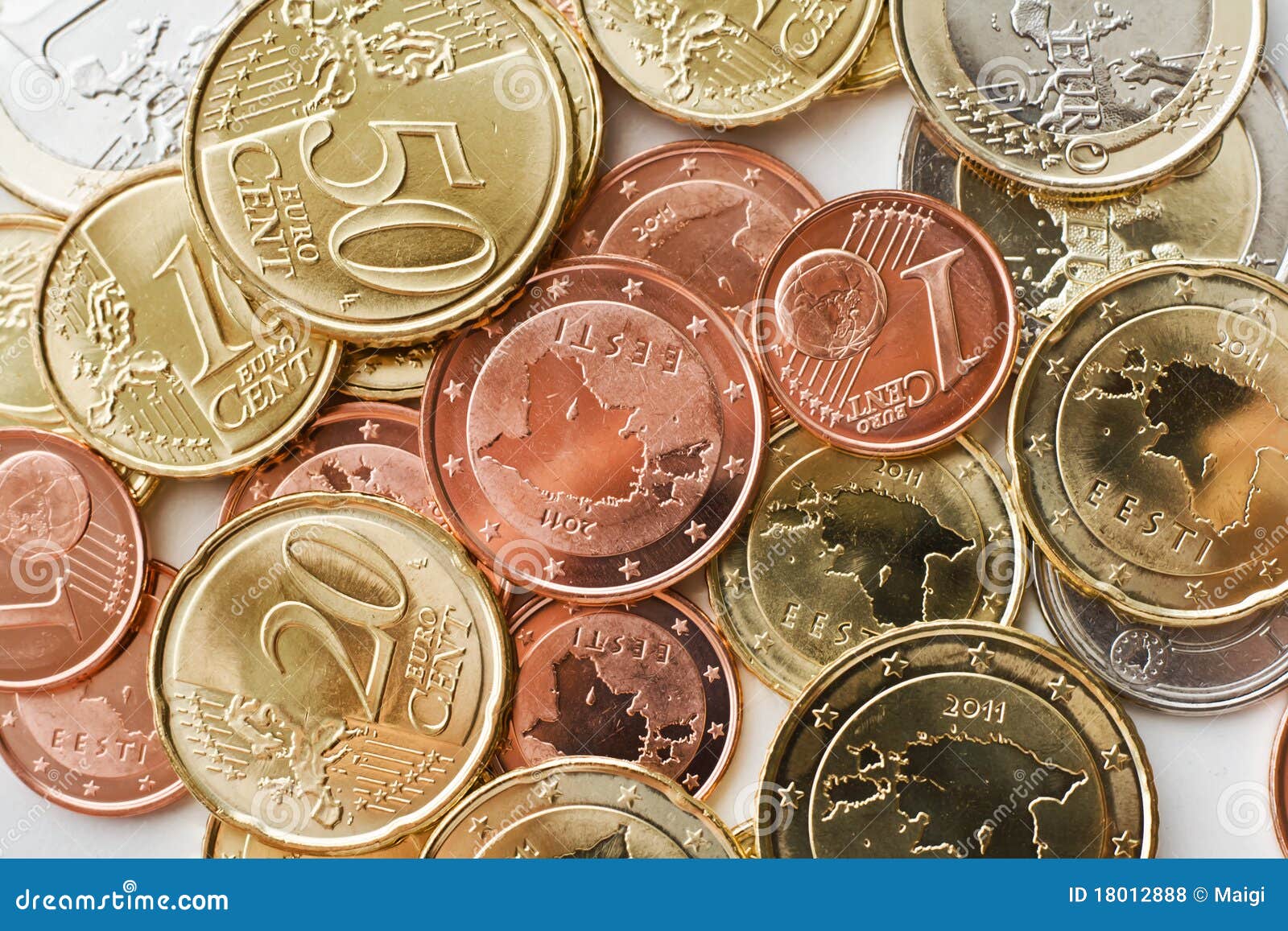 Estonia euro stock photo. Image of change, sale, money - 18012888