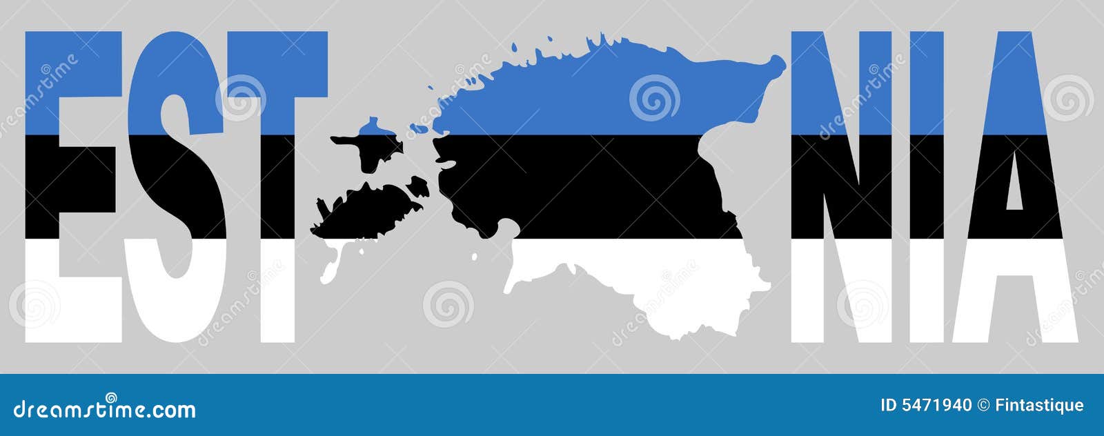 Estonia text with map stock vector. Illustration of diagram - 5471940