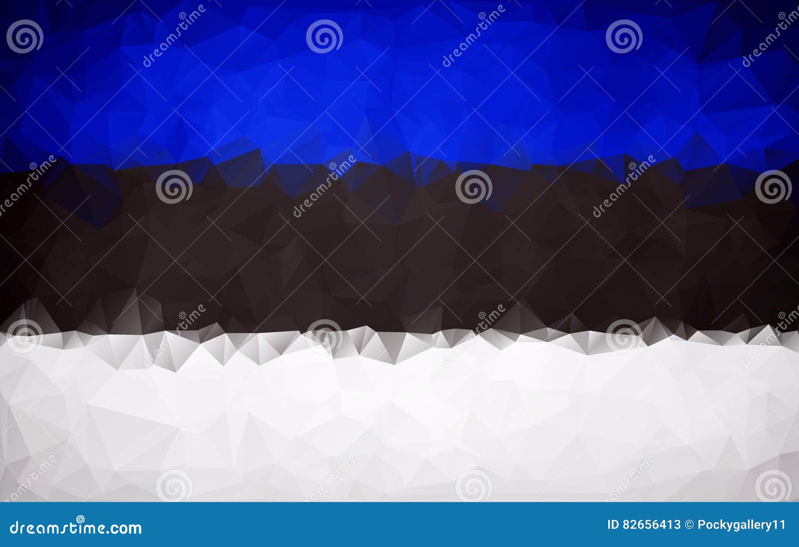 Estonian Polygon Flag Texture Stock Vector - Illustration of design ...