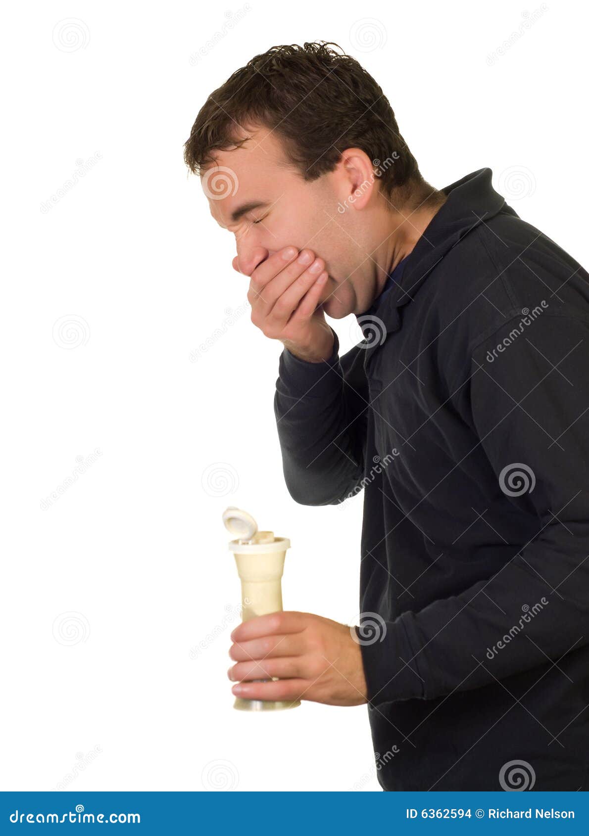 Estornudo incontrolable foto de archivo. Imagen de adulto - 6362594