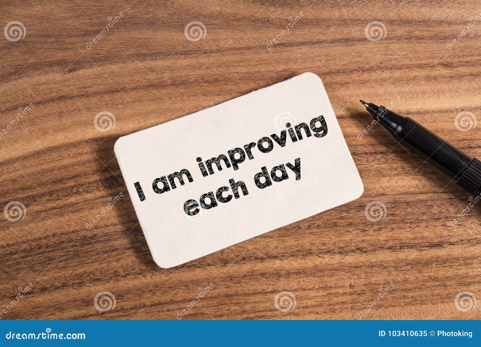 Estoy Mejorando Cada Palabra Del Día Imagen de archivo - Imagen de ...