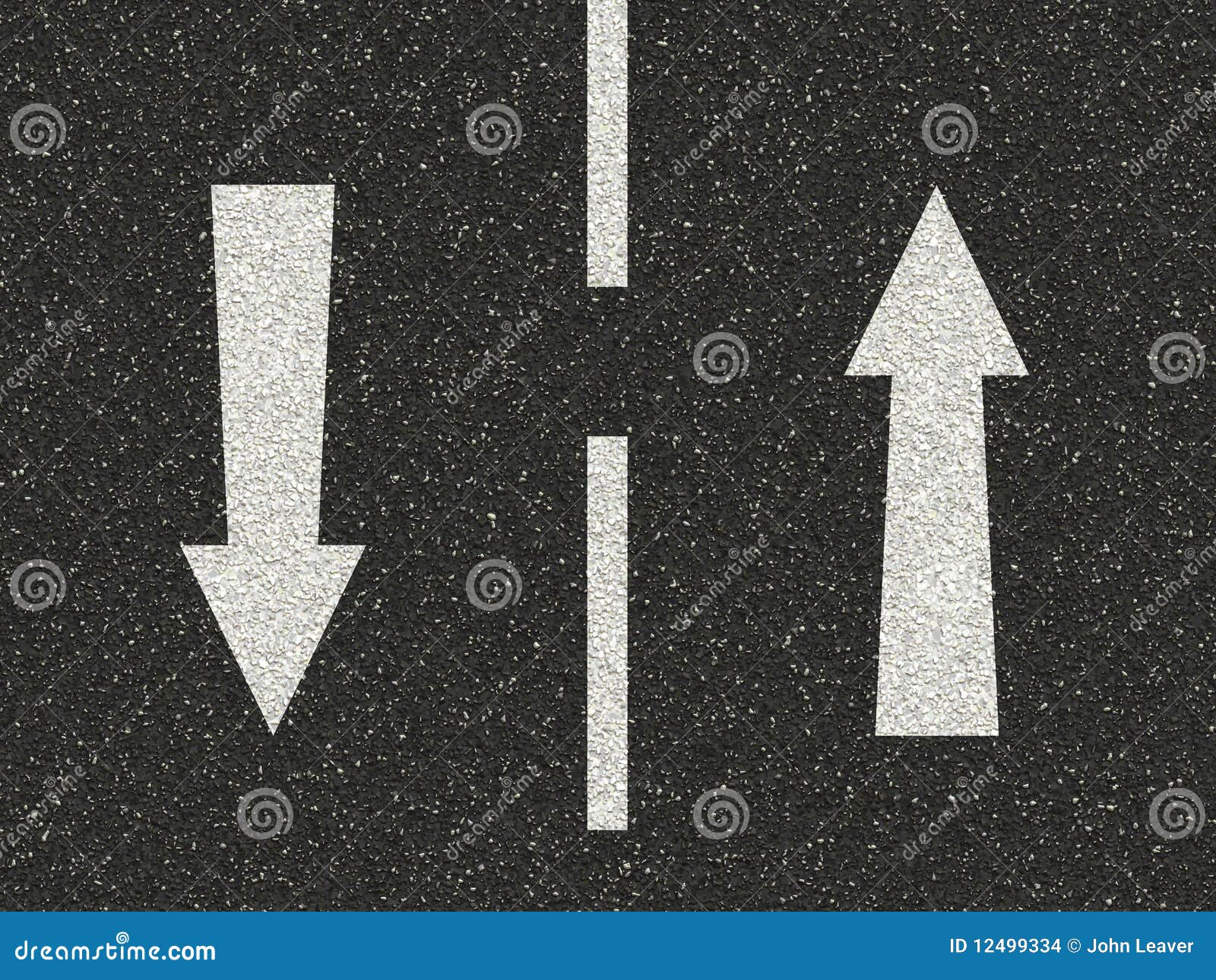 Estrada com setas ilustração stock. Ilustração de rota - 12499334