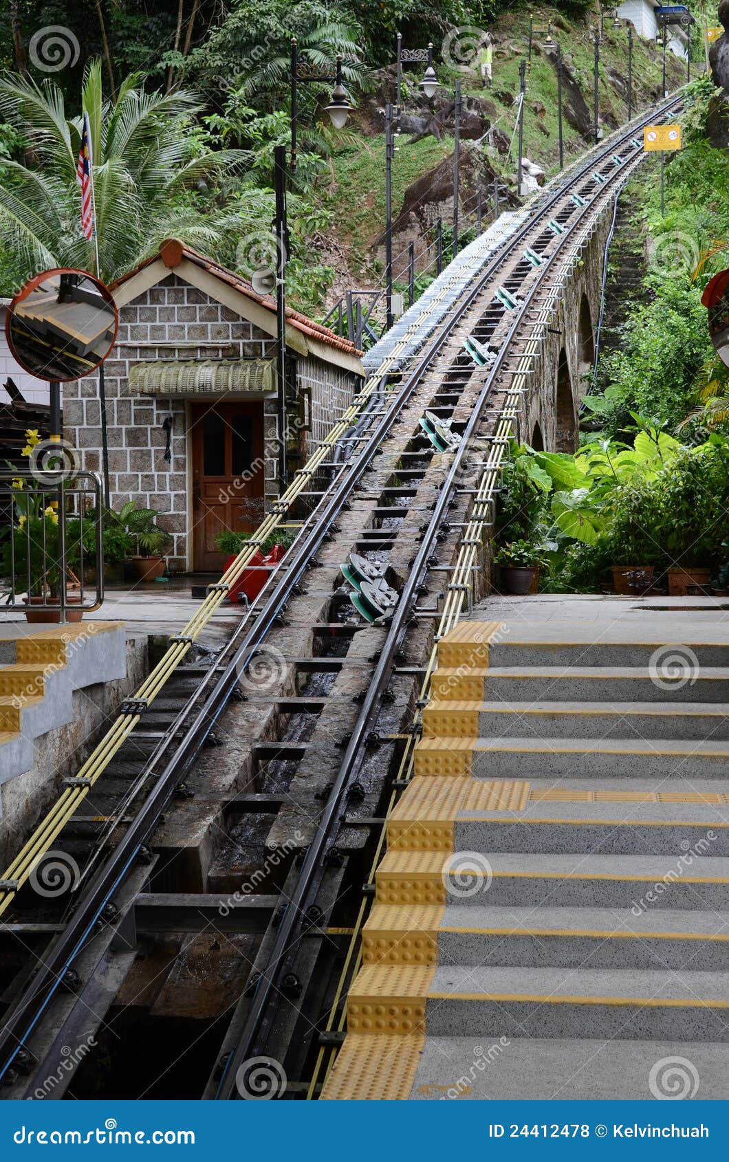 Estrada De Ferro De Funicular Penang Foto de Stock - Imagem de tropical ...