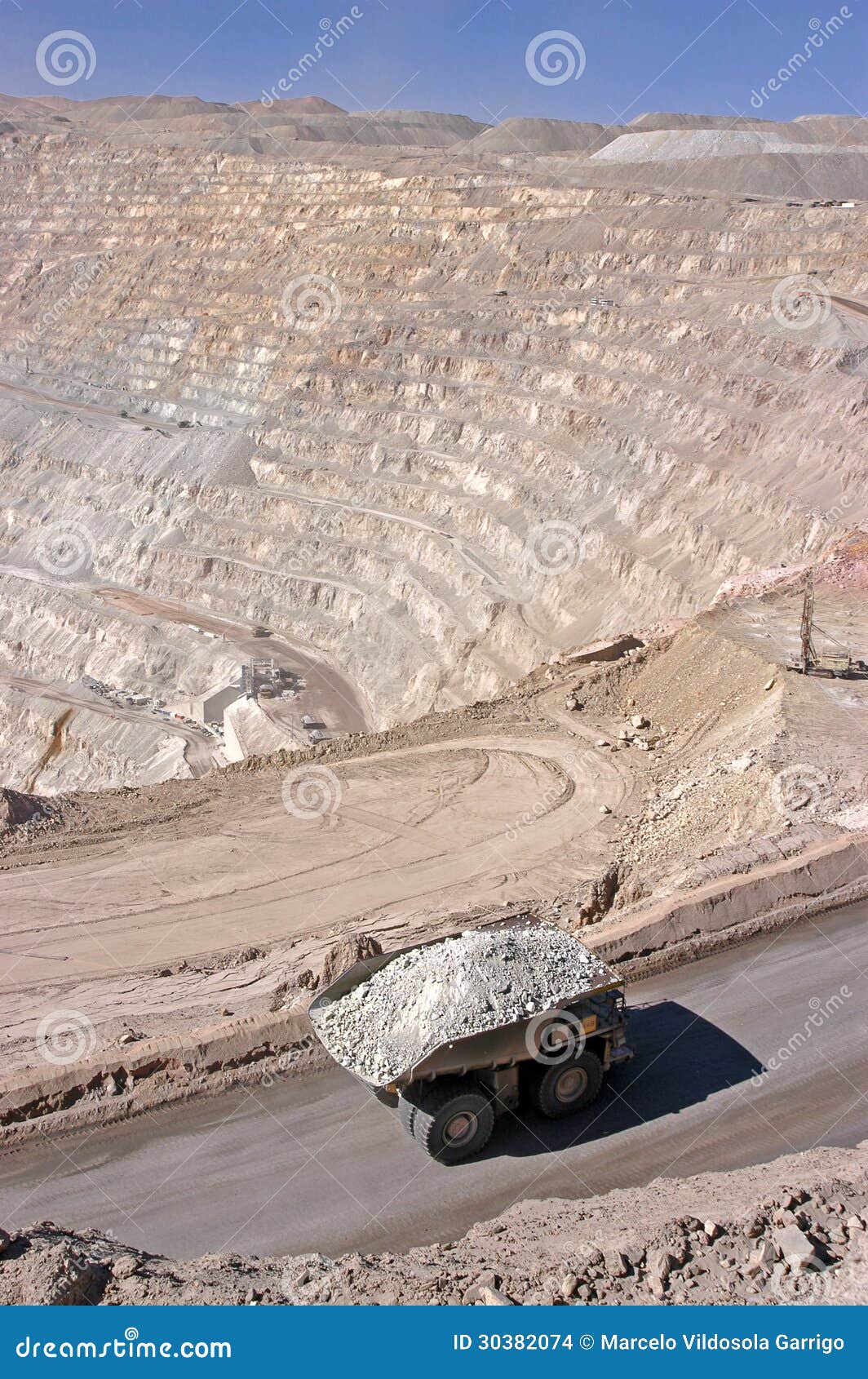 Estrazione Mineraria Di Rame Fotografia Stock - Immagine di america ...