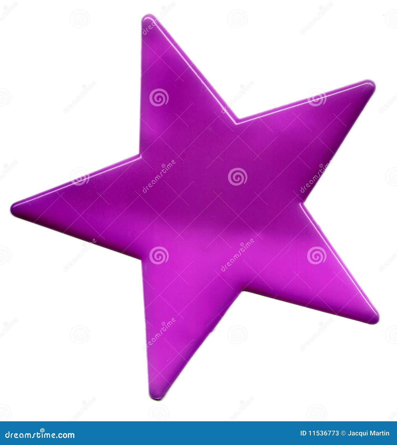 Estrela cor-de-rosa imagem de stock. Imagem de isolado - 11536773