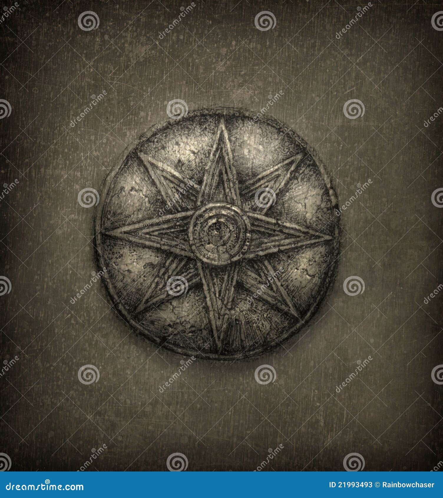 Estrela de Ishtar imagem de stock. Imagem de redondo - 21993493