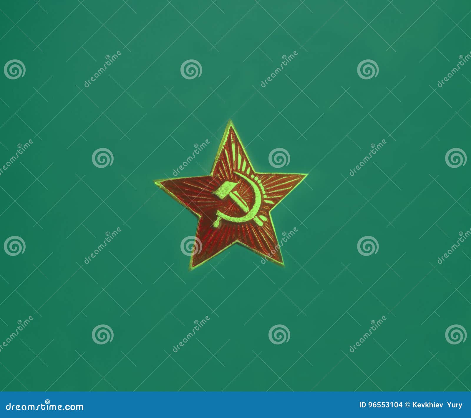 Estrela De URSS Do Soviete No Verde Foto de Stock - Imagem de obsoleto ...