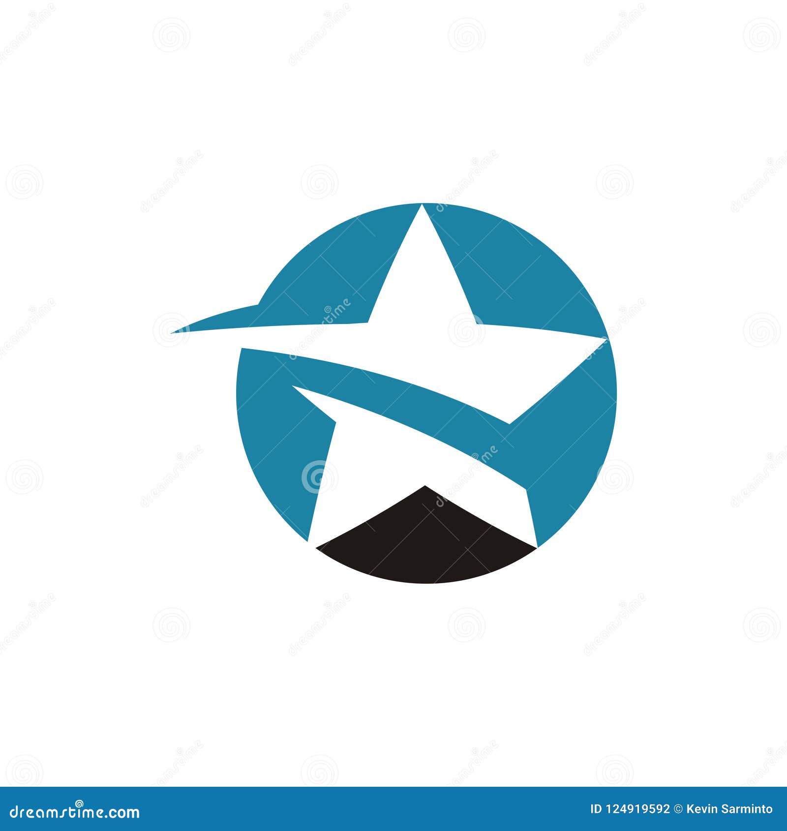 Estrela Logo Design ilustração do vetor. Ilustração de incorporado ...