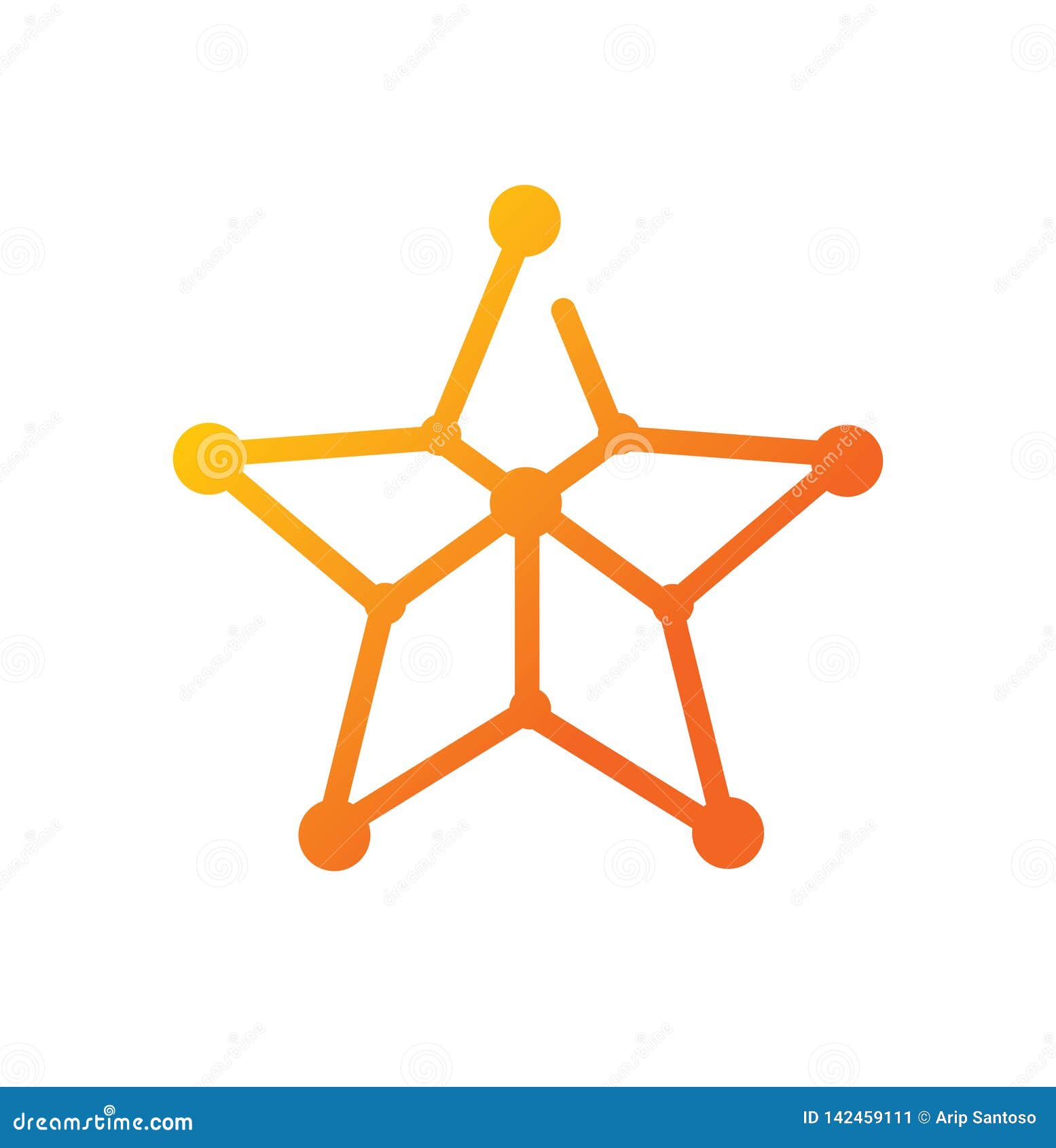 Estrela Logo Design Template Isolated Do Sucesso Ilustração do Vetor ...