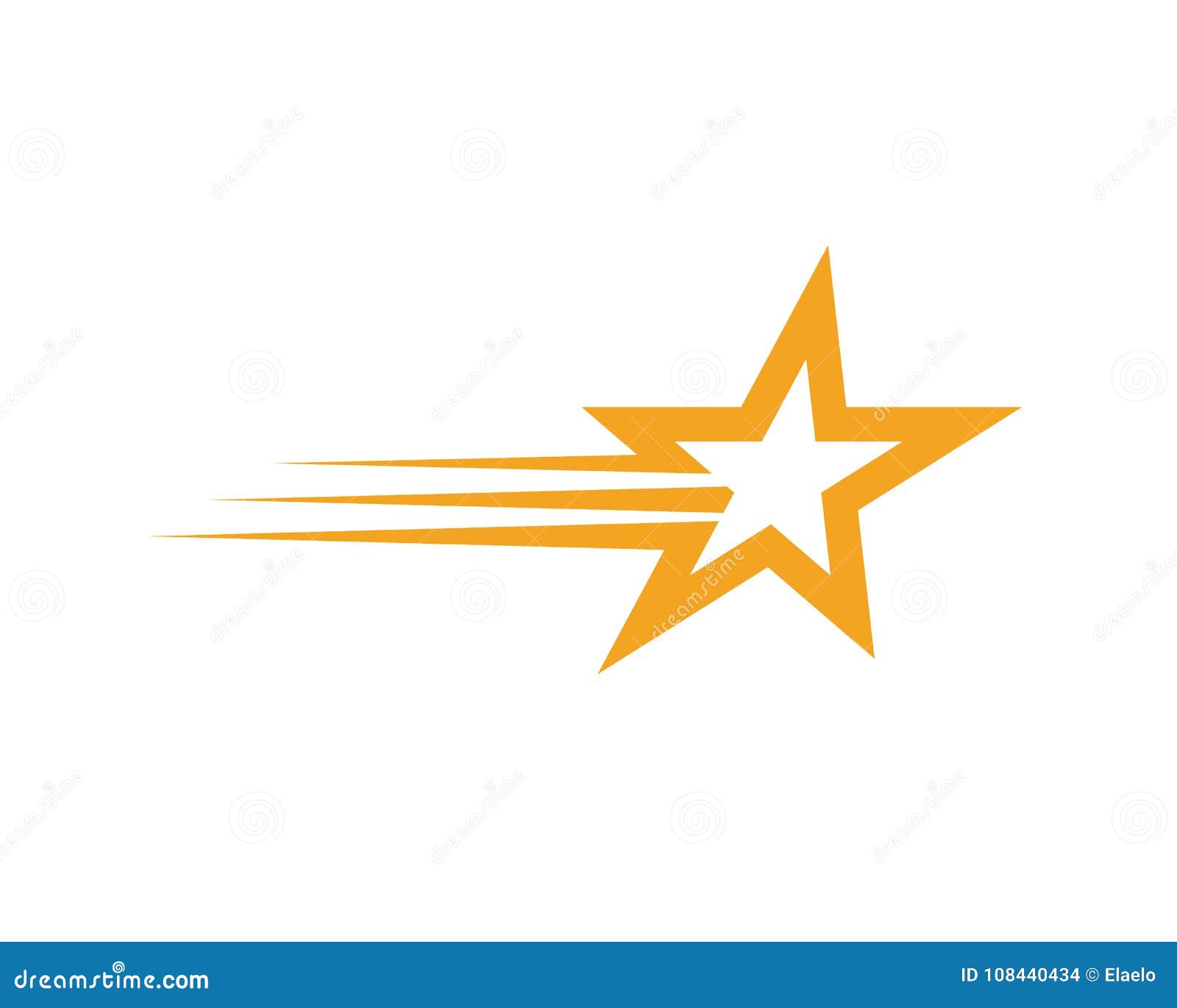 Estrela Logo Template ilustração do vetor. Ilustração de moderno ...