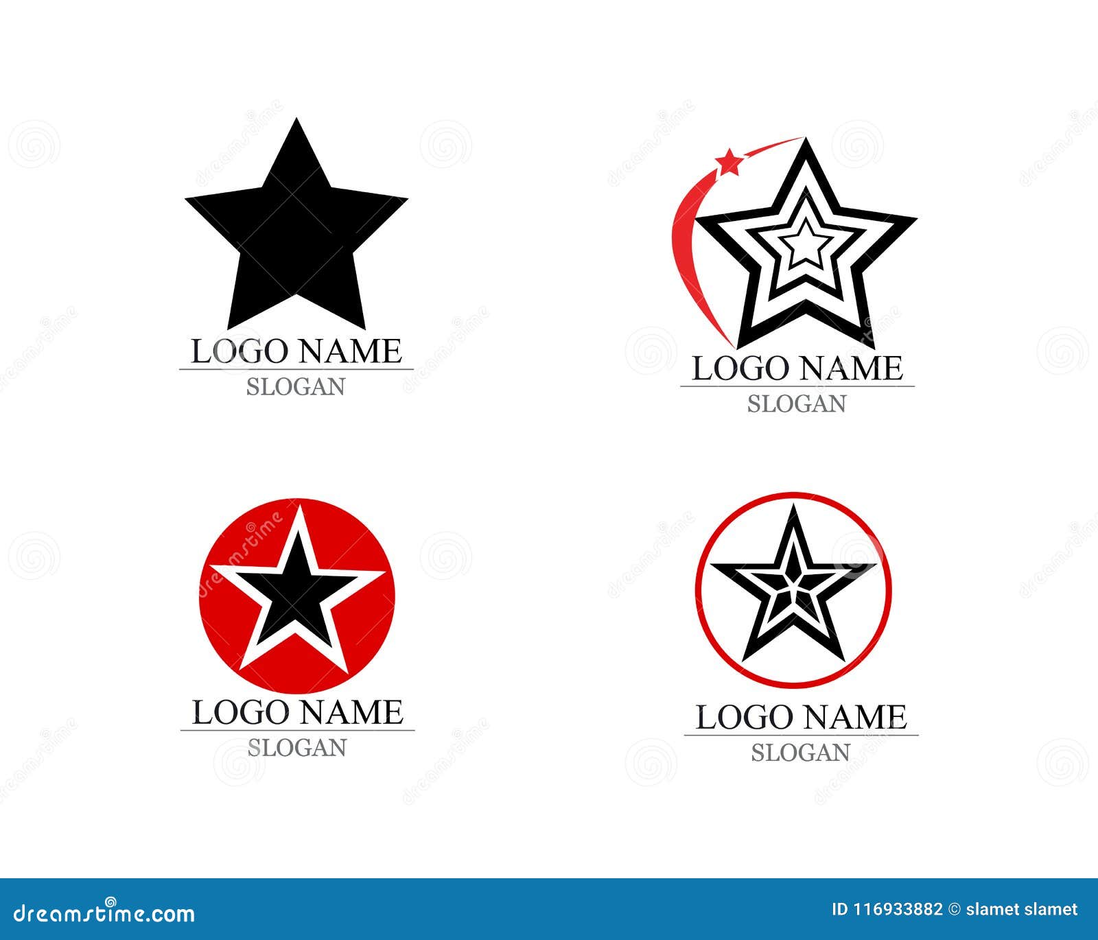 Estrela Logo Template ilustração do vetor. Ilustração de sucesso ...