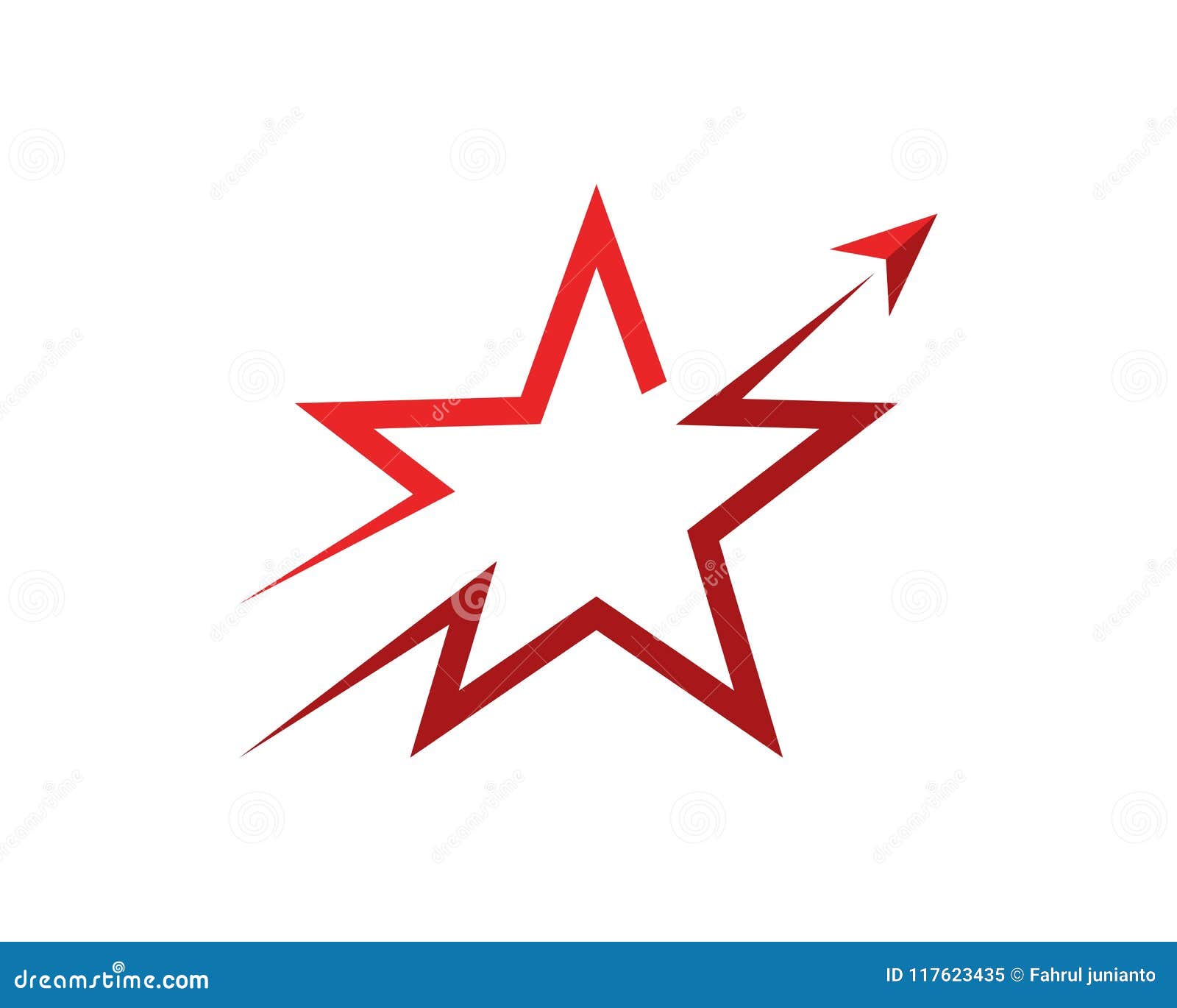 Estrela Logo Template ilustração do vetor. Ilustração de identidade ...