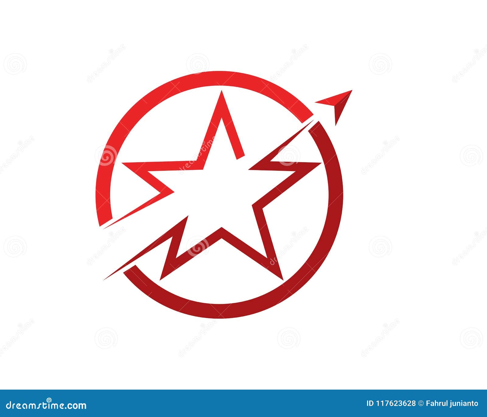 Estrela Logo Template ilustração do vetor. Ilustração de identidade ...