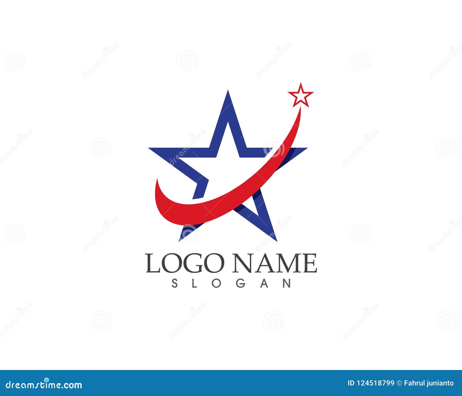 Estrela Logo Template ilustração do vetor. Ilustração de conceito ...